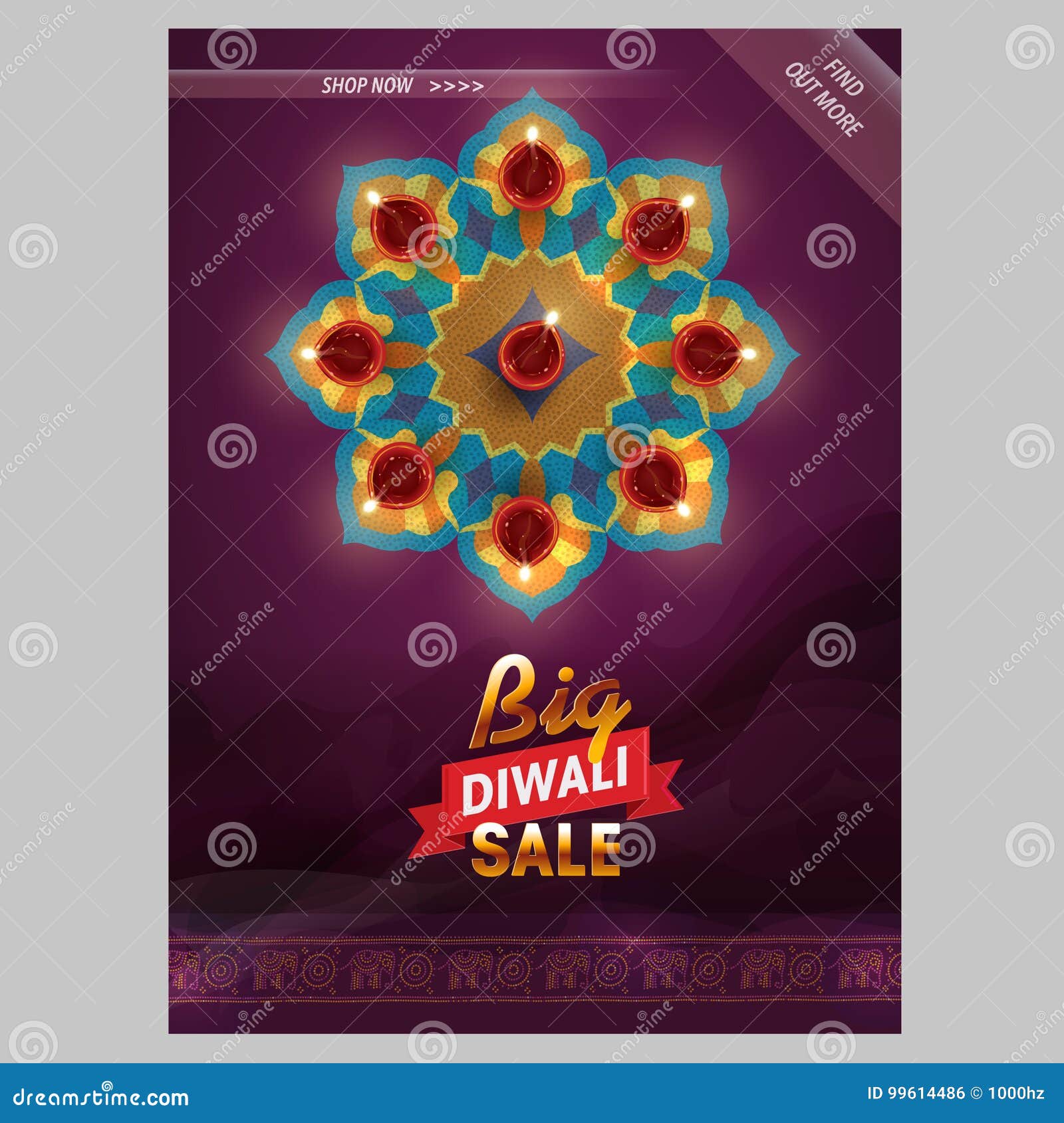 Diwali festival header stock vector. Illustration of design - 99614486