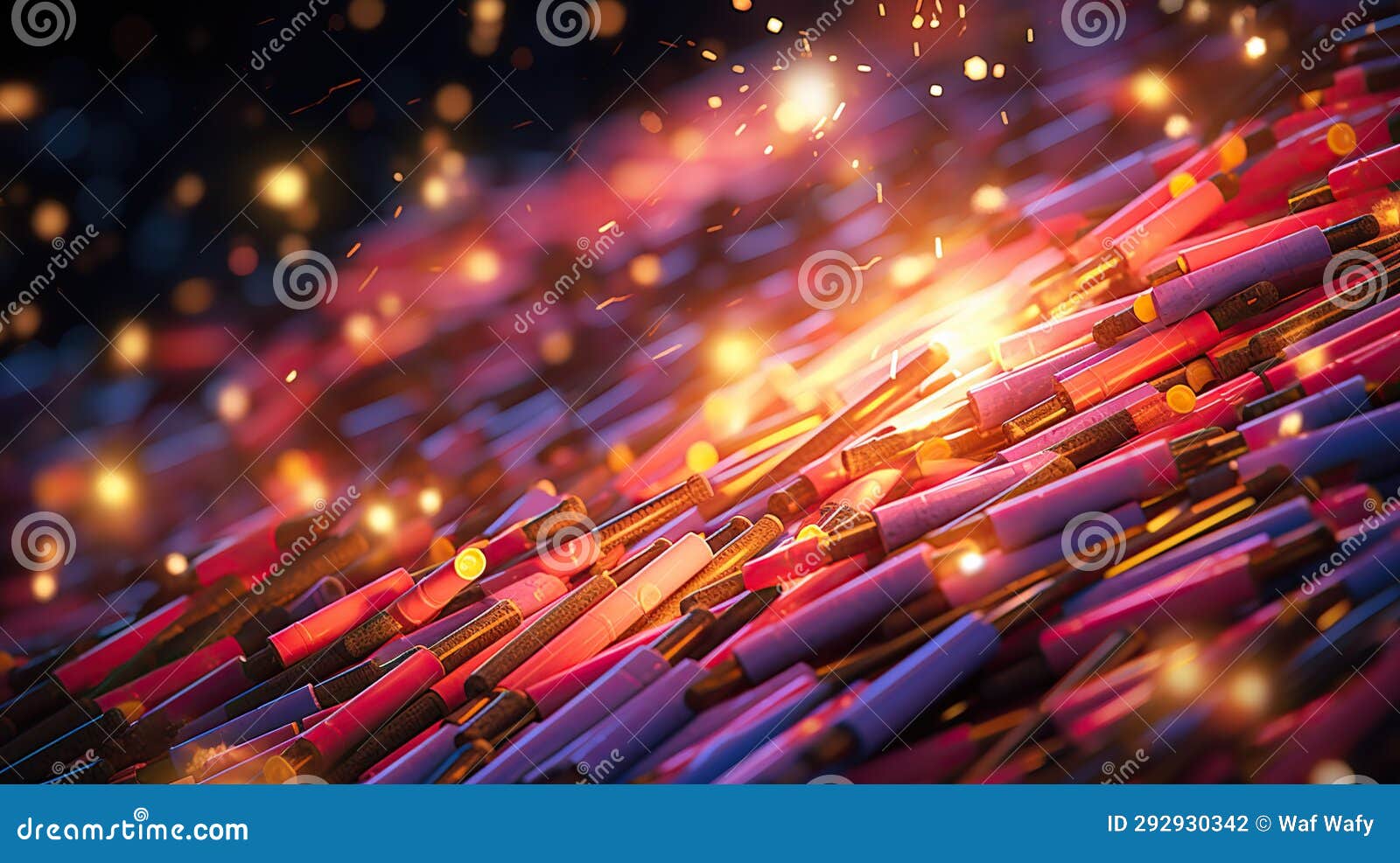 Diwali Fire Crackers Display Stock Photo - Image of diwali, fire: 292930342