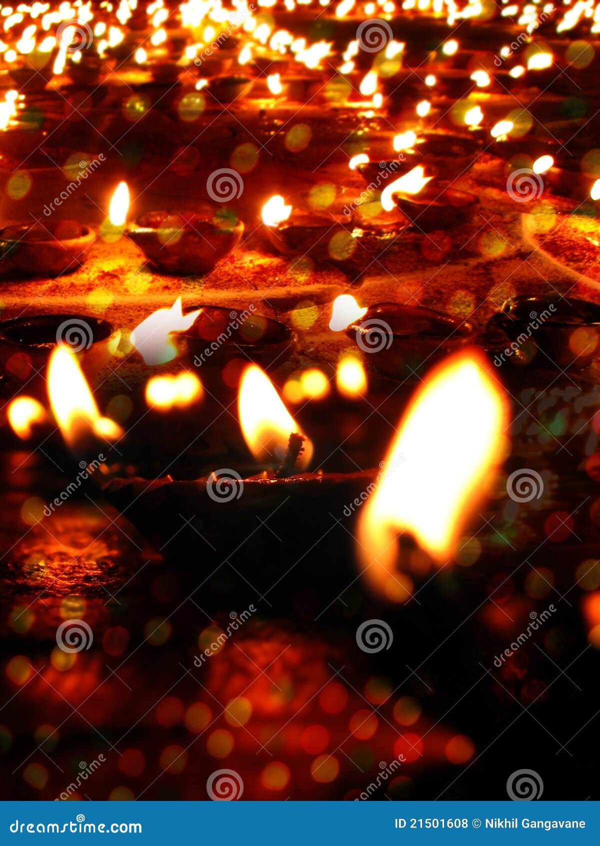 Diwali Lamps stock photo. Image of lights, india, festivity - 21501608