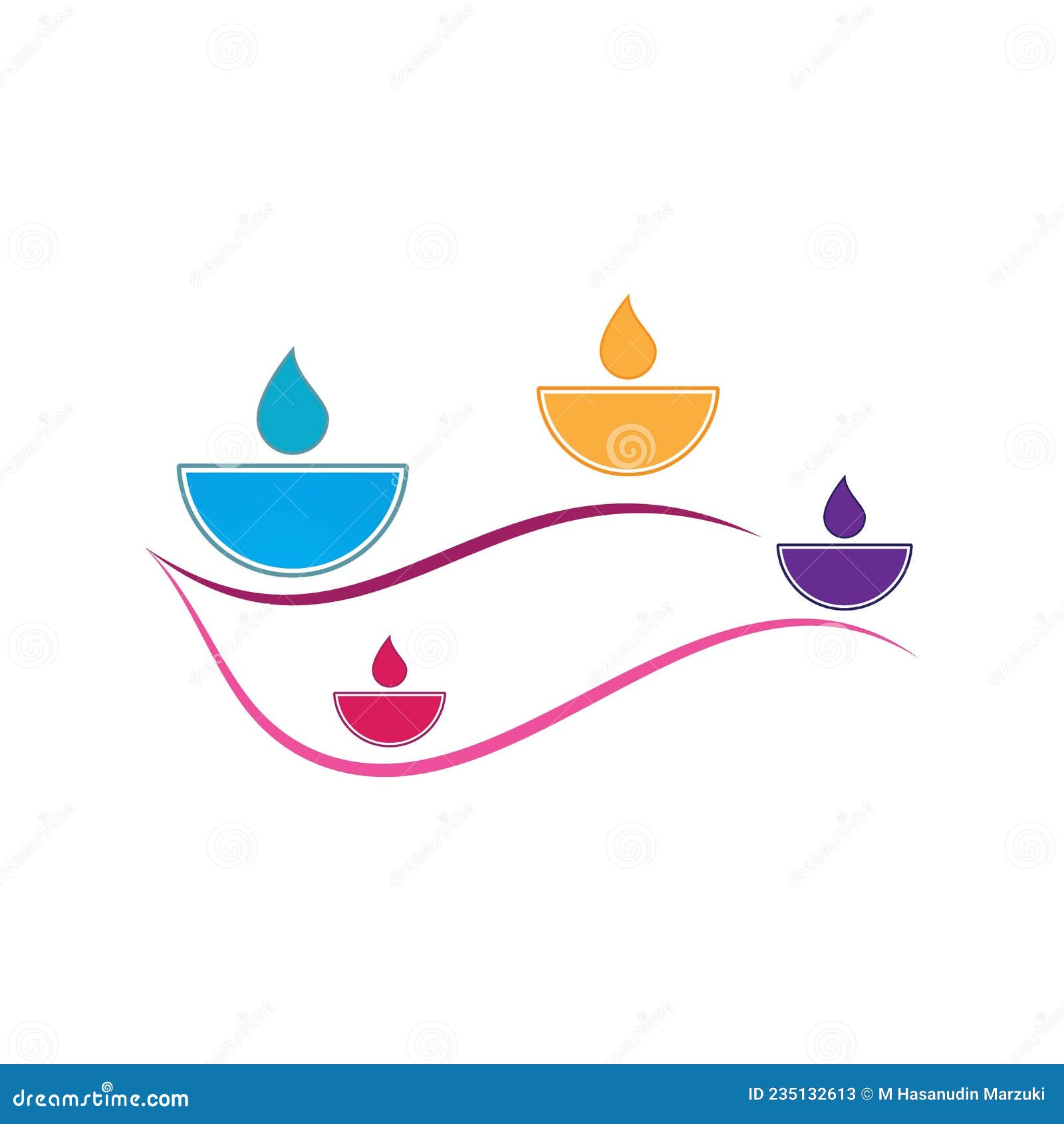 Diwali logo vector stock vector. Illustration of card - 235132613