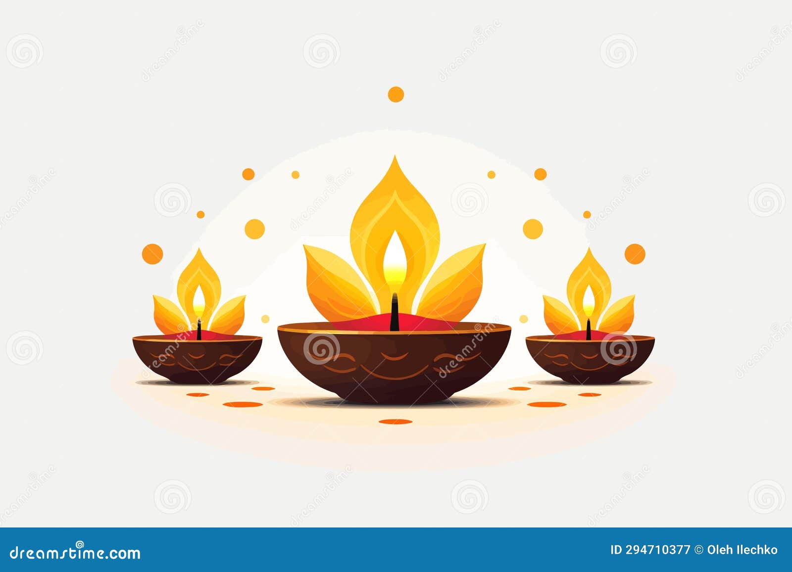 Diwali Vector Flat Minimalistic Asset Isolated Vector Style ...