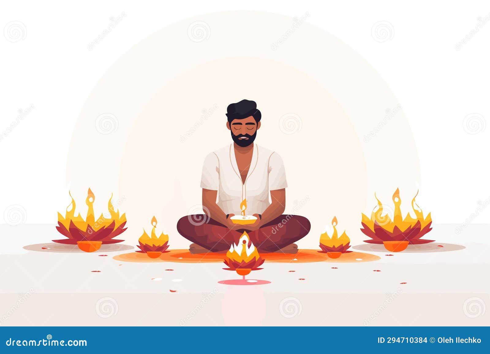 Diwali Vector Flat Minimalistic Asset Isolated Vector Style ...