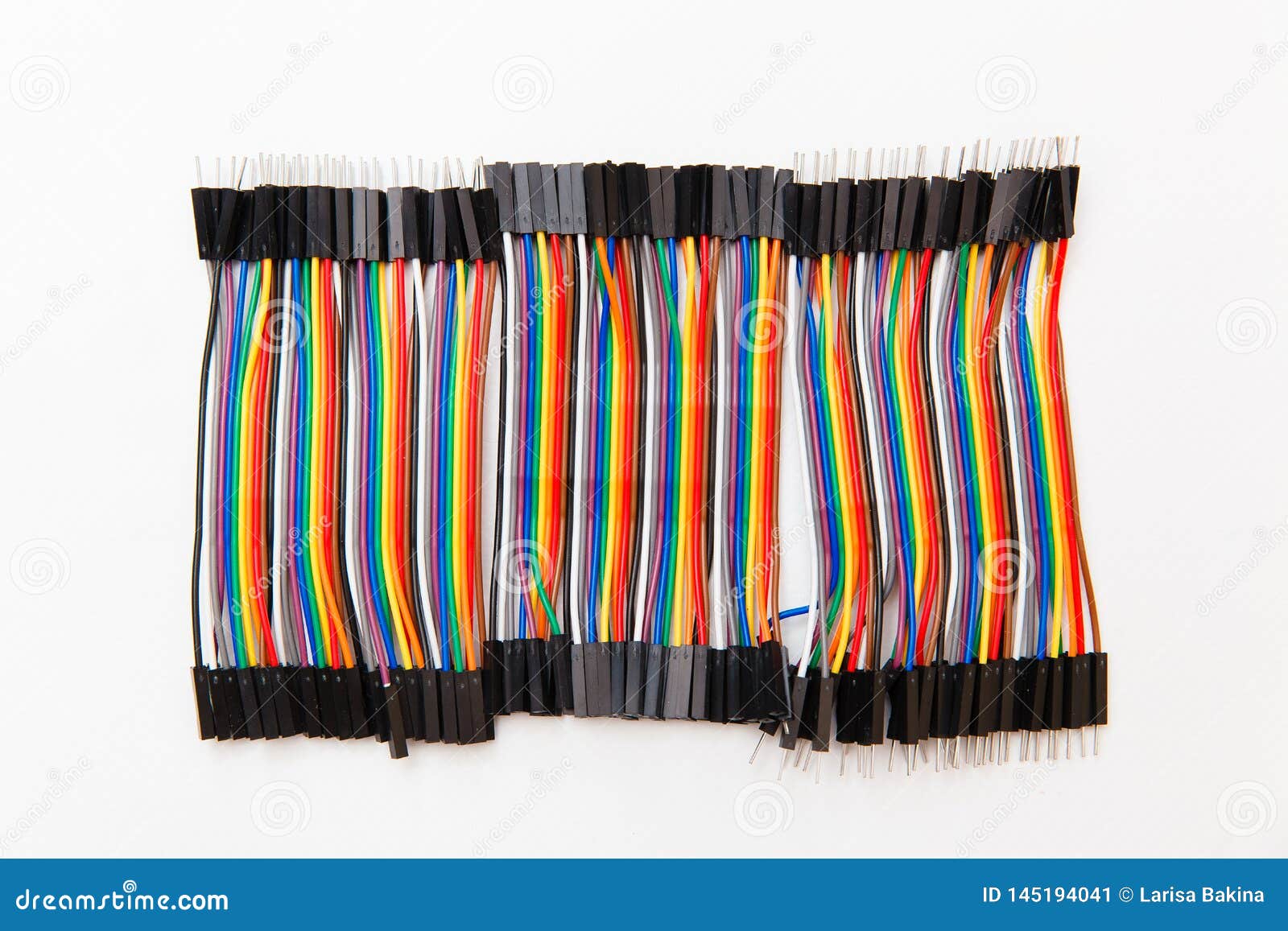 DIY Arduino. Flat Layout On White Background, Copy Space. Electronic ...