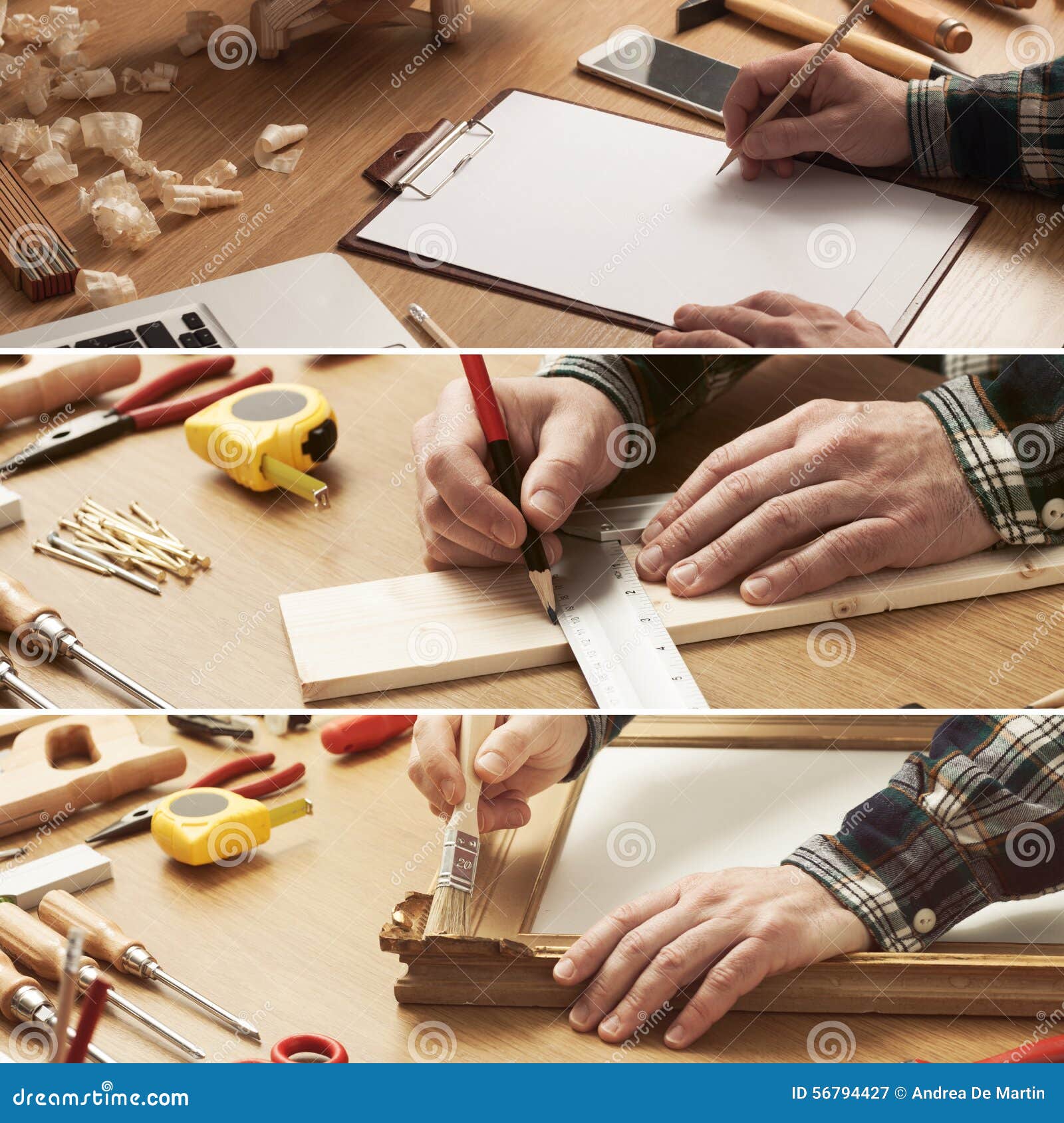 DIY and carpentry collage stock image. Image of housework - 56794427