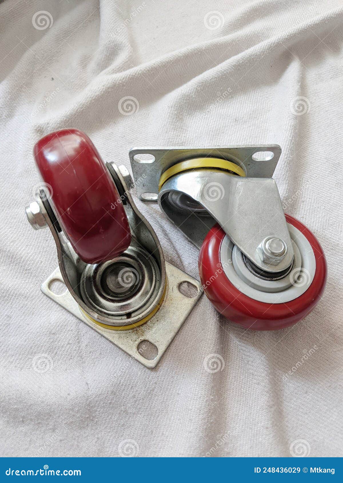 Diy casters or wheel stock image. Image of interior - 248436029