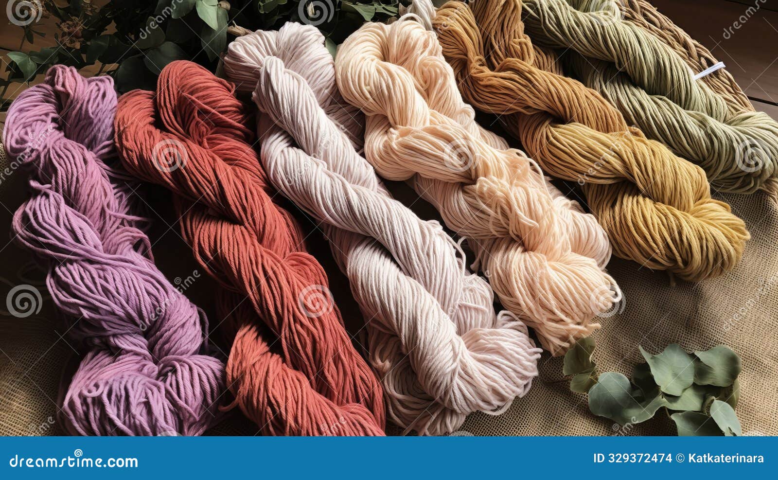 DIY Colored Fabric Plant-based Sources Ingredients Concept , Eco ...