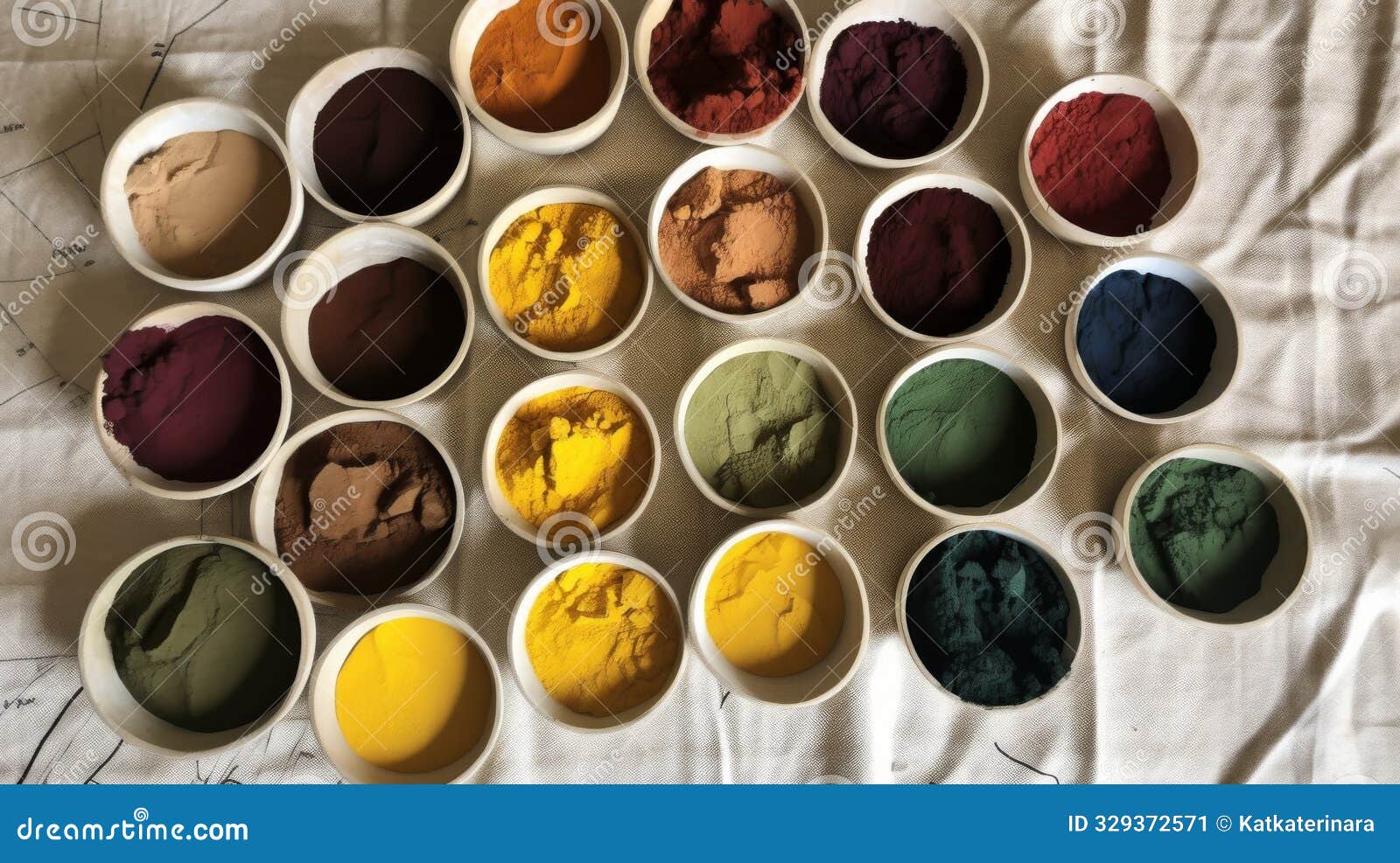 DIY Colored Fabric Plant-based Sources Ingredients Concept , Eco ...