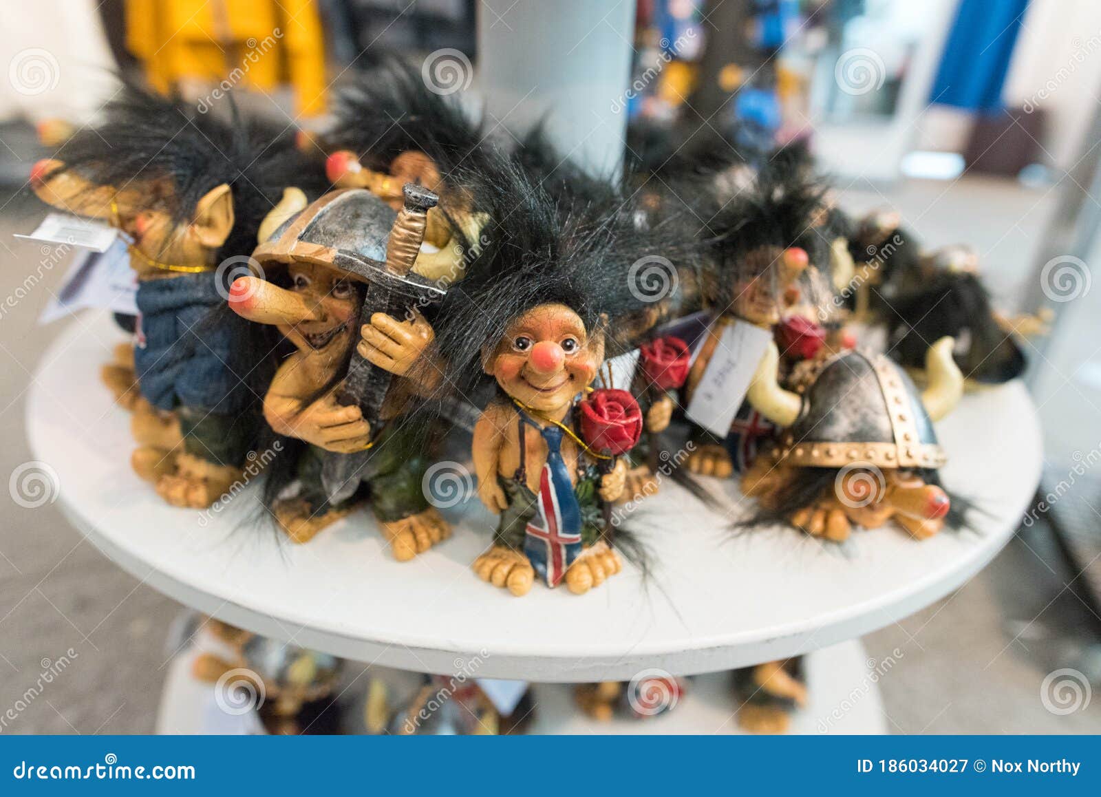 DIY Concept. Ceramic Handmade Decorative Icelandic Trolls Editorial ...