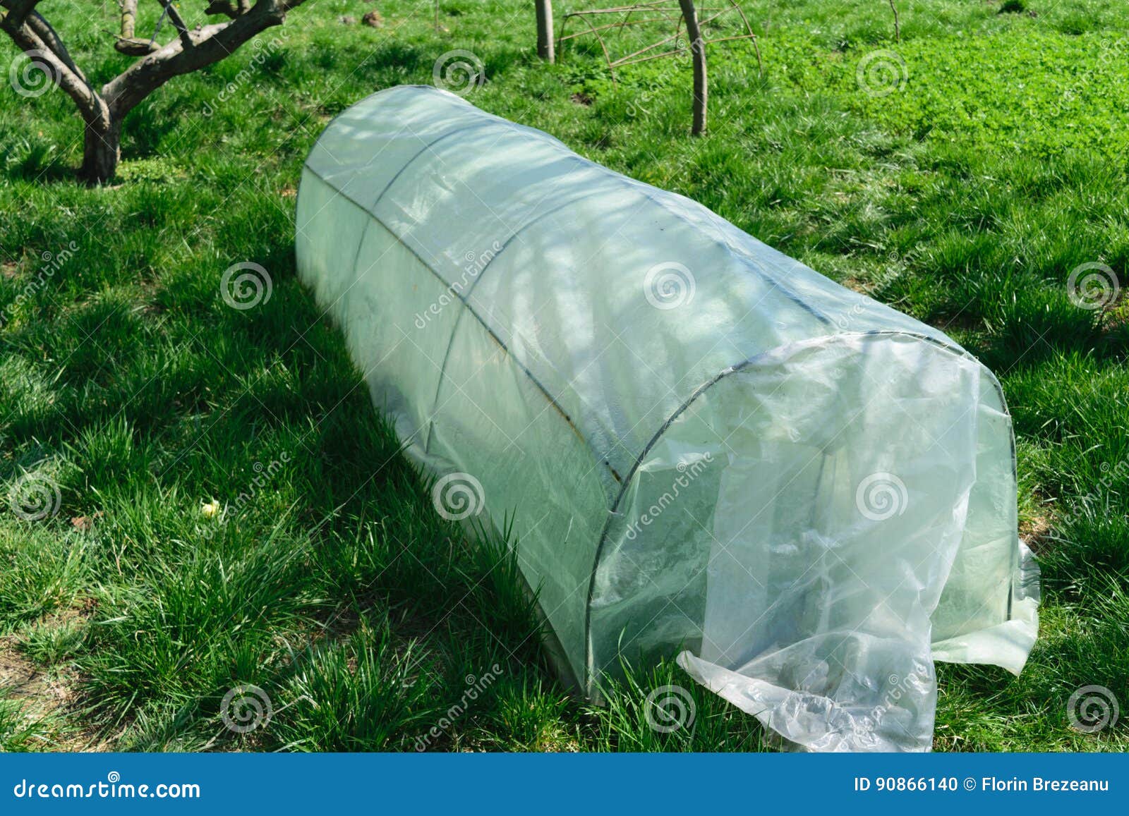 Diy Countryside Small Greenhouse Stock Photo - Image of farming ...
