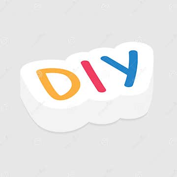 DIY Do it Yourself Acronym Concept Stock Vector - Illustration of ...
