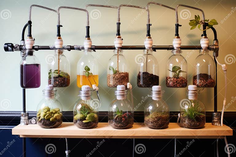 Diy Drip System with Labeled Components for Easy Understanding Stock ...