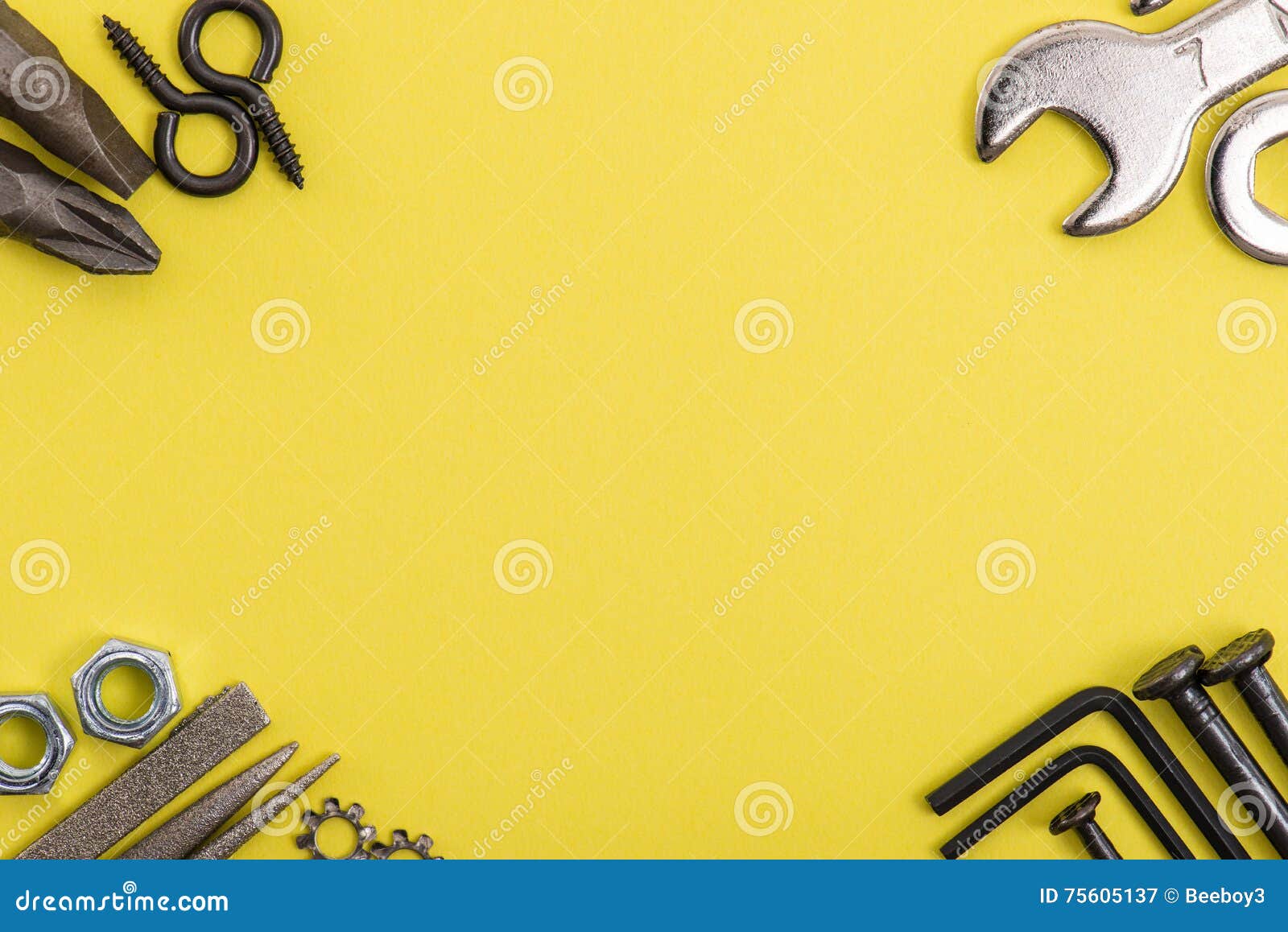DIY image.a lot of tools stock image. Image of life, still - 75605137