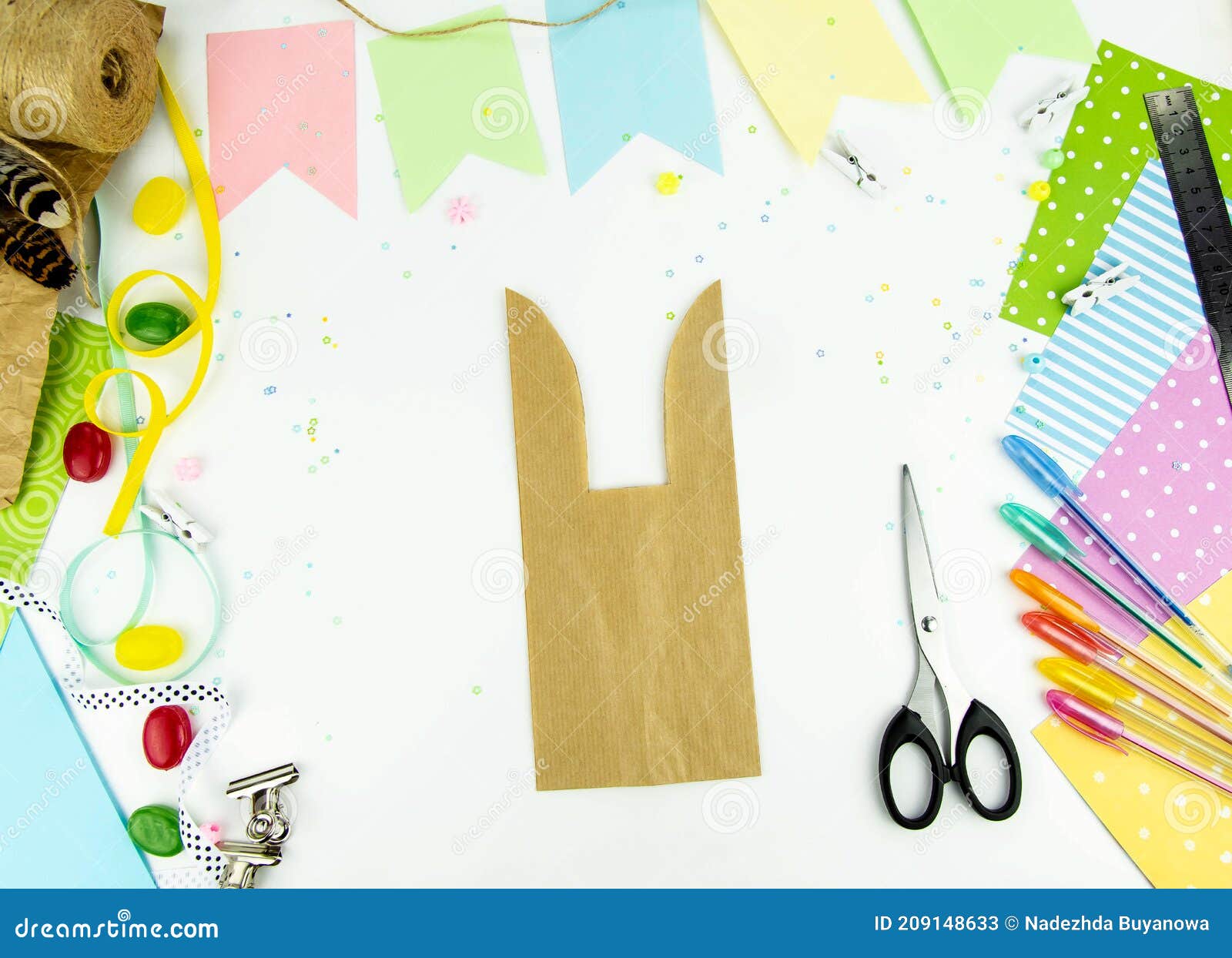 Step By Step Instructions How To Make Origami A Crab. Cartoon Vector ...