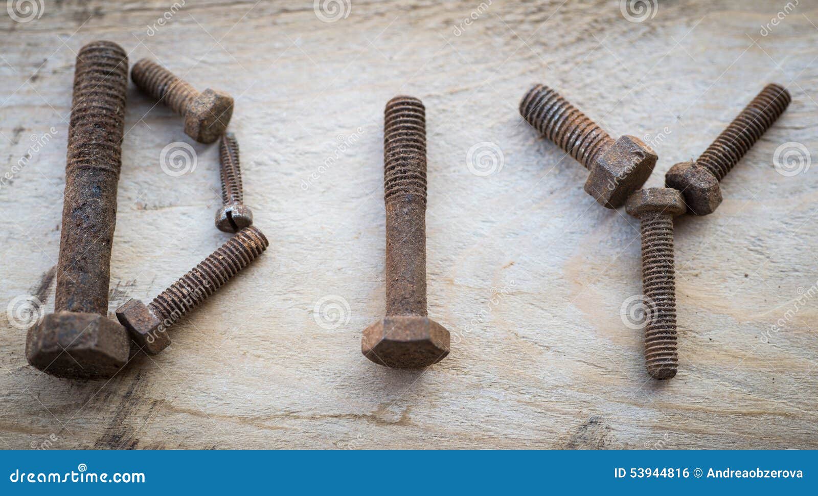 DIY Made Up from Old Rusty Screws Stock Photo - Image of equipment ...