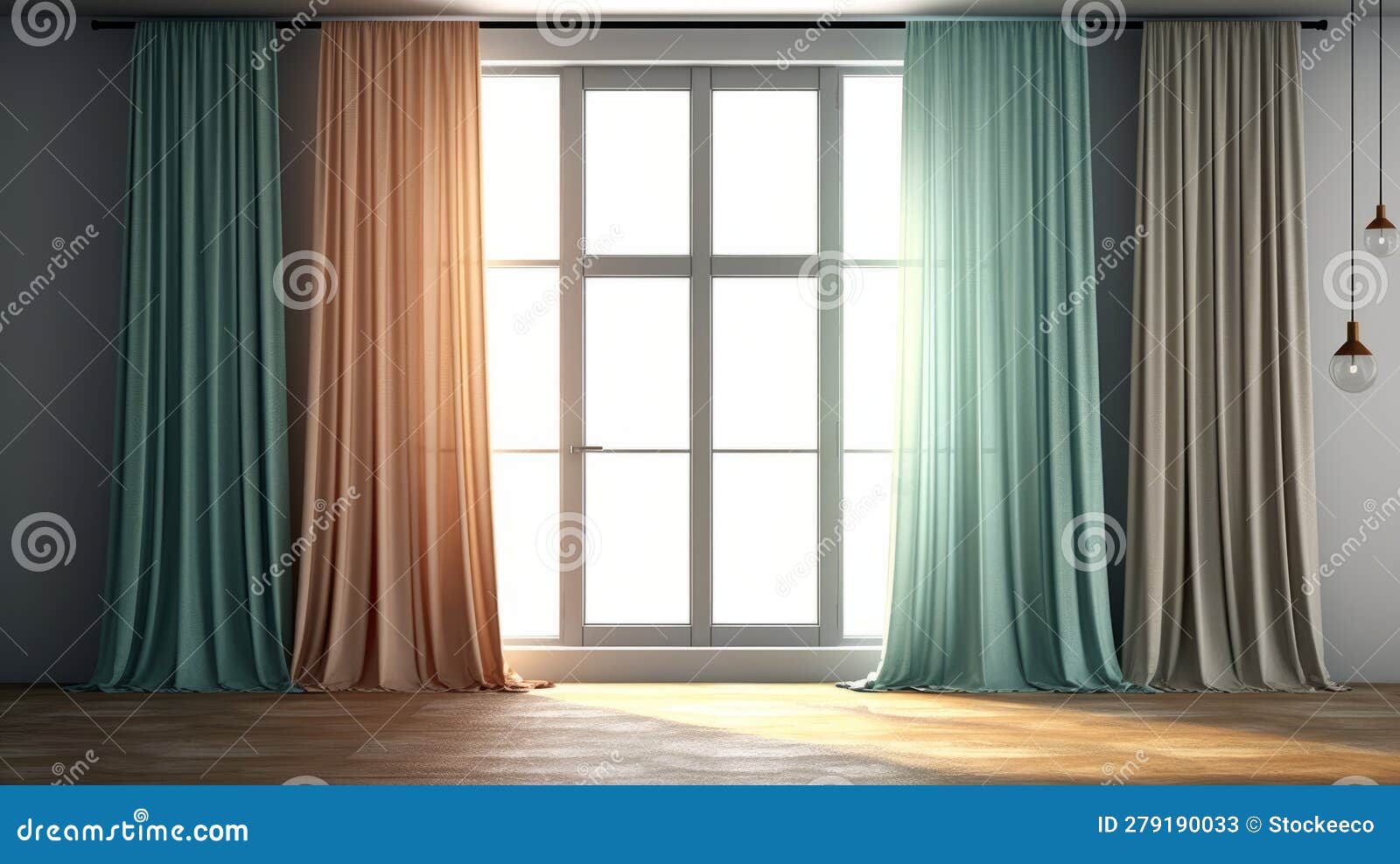 Diy: Minimalist 1980s Curtain Design Stock Illustration - Illustration ... Diy: Minimalist 1980s Curtain Design Stock Illustration - Illustration ...