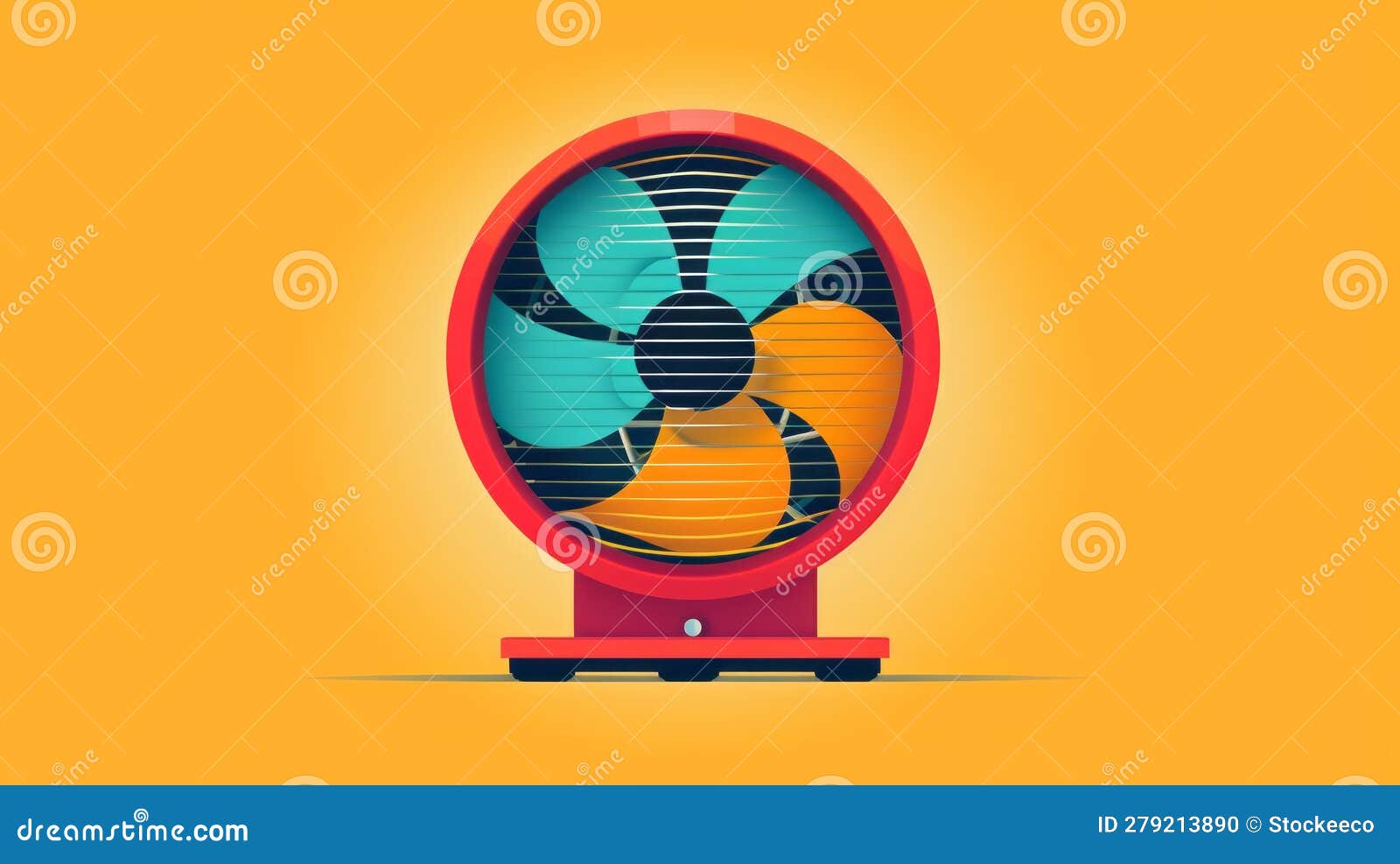 Diy: Minimalist 1980s Fan stock illustration. Illustration of cooling ... Diy: Minimalist 1980s Fan stock illustration. Illustration of cooling ...