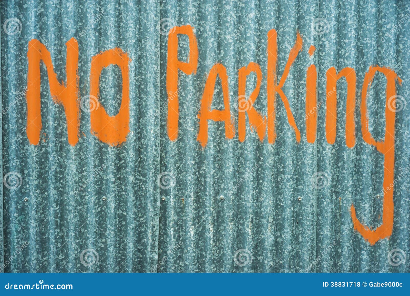 Diy no parking sign stock photo. Image of restriction - 38831718
