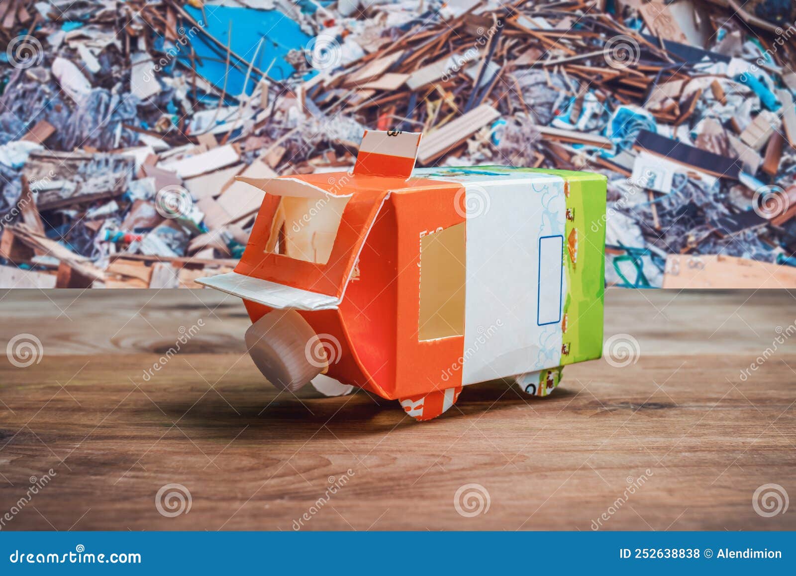 DIY Paper Milk Bag. Creative Paper Milk Bag Ideas Stock Photo - Image ...