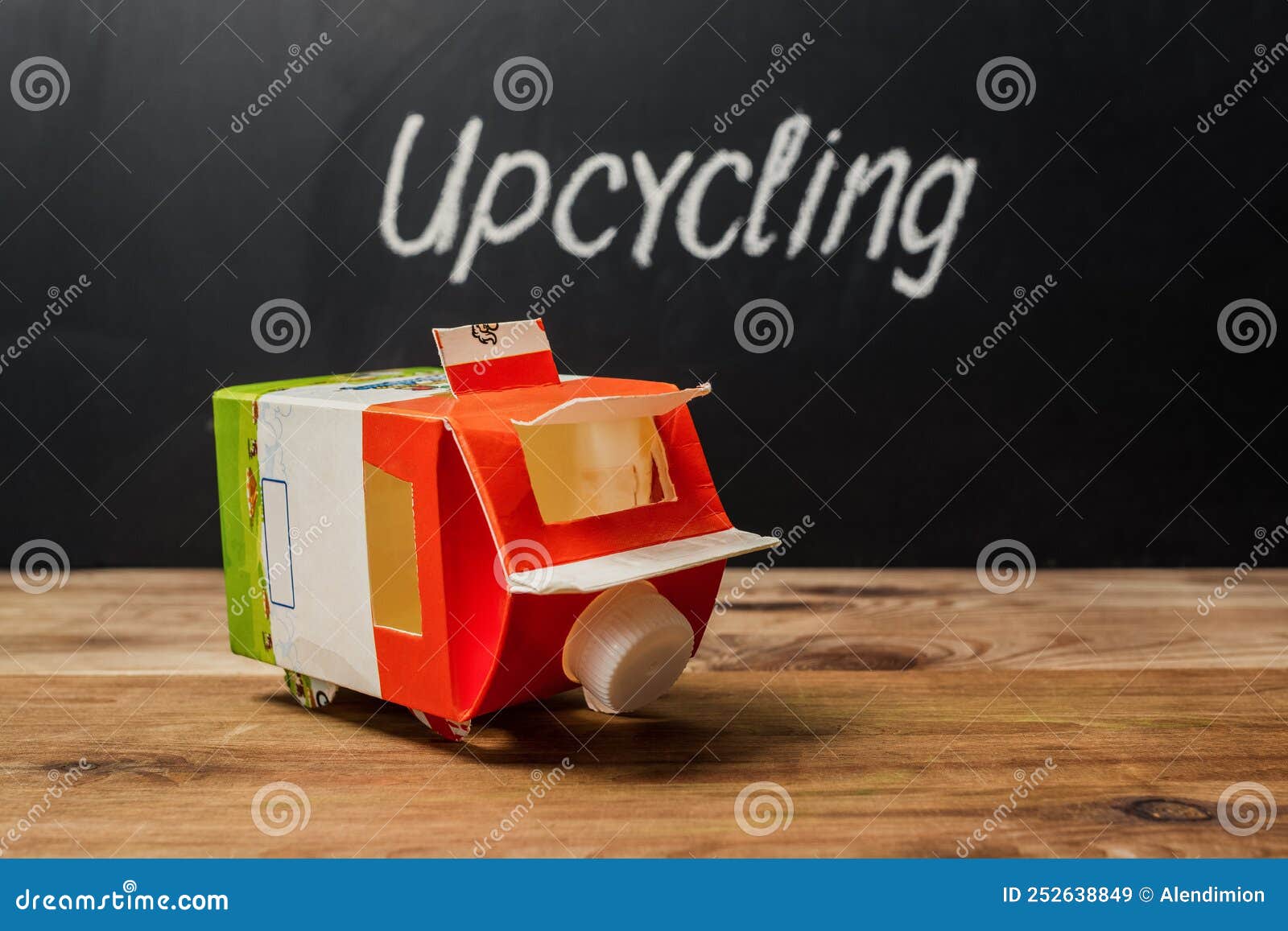 DIY Paper Milk Bag. Creative Paper Milk Bag Ideas Stock Image - Image ...