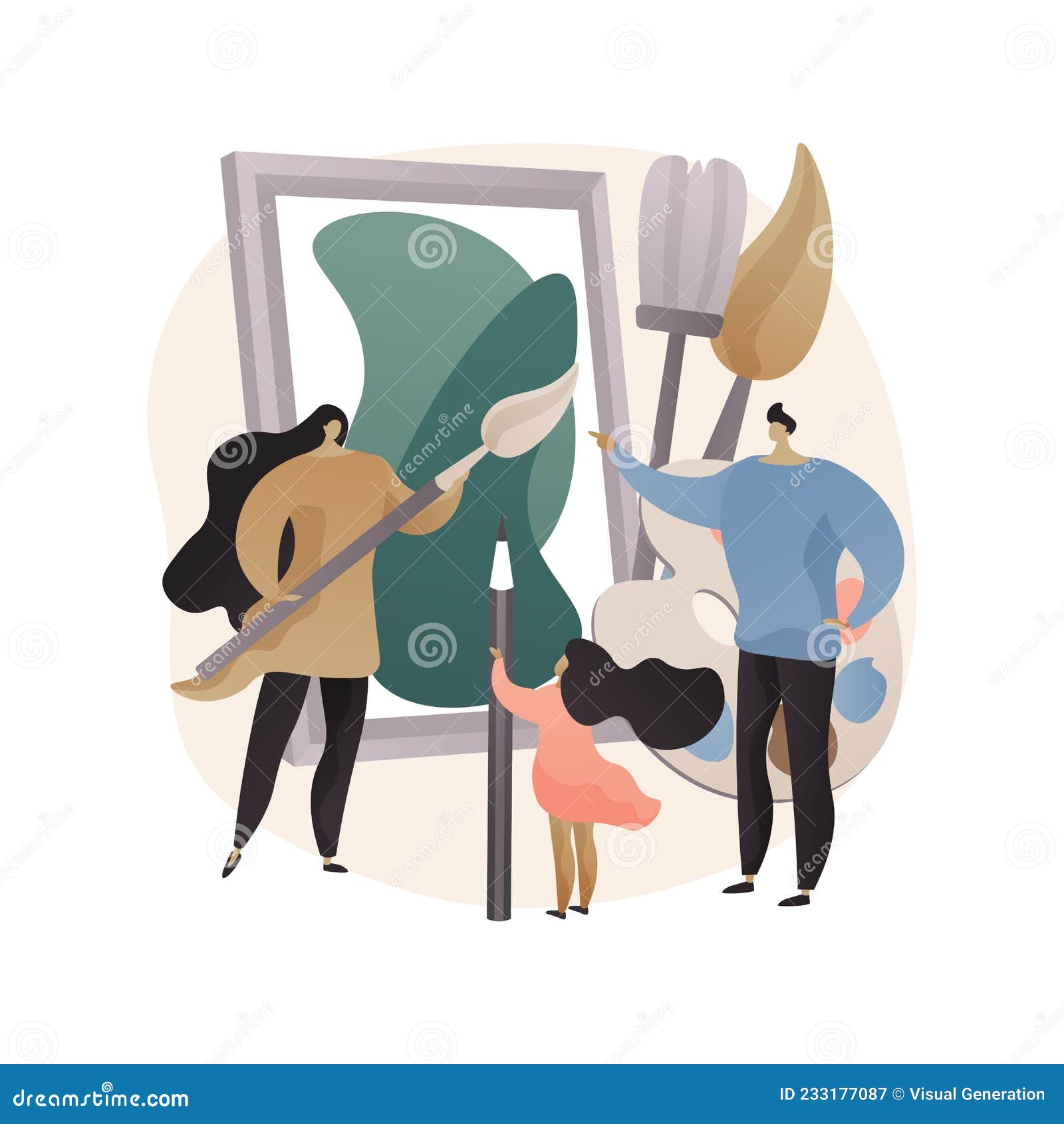 DIY Project Abstract Concept Vector Illustration. Stock Vector ...