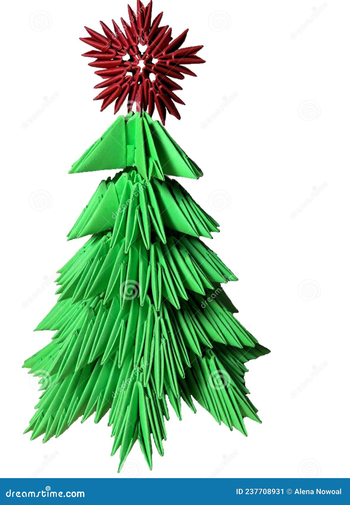 DIY Spruce-origami stock image. Image of paper, branch - 237708931