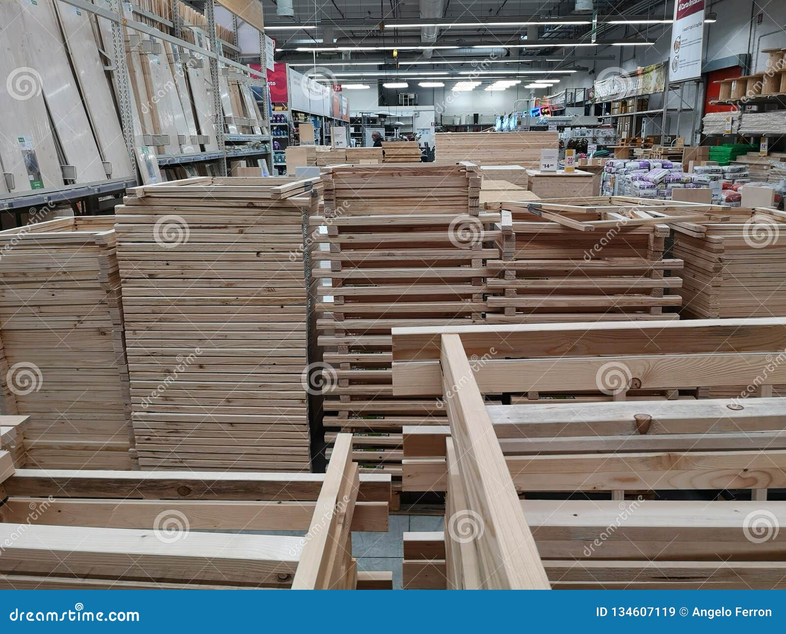 Diy Store Selling Wood and Boards Editorial Stock Image - Image of ...