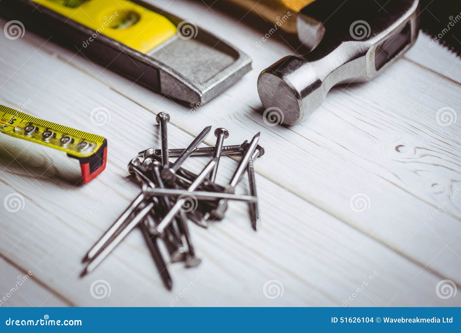 DIY Tools Laid Out on Table Stock Photo - Image of people, table: 51626104