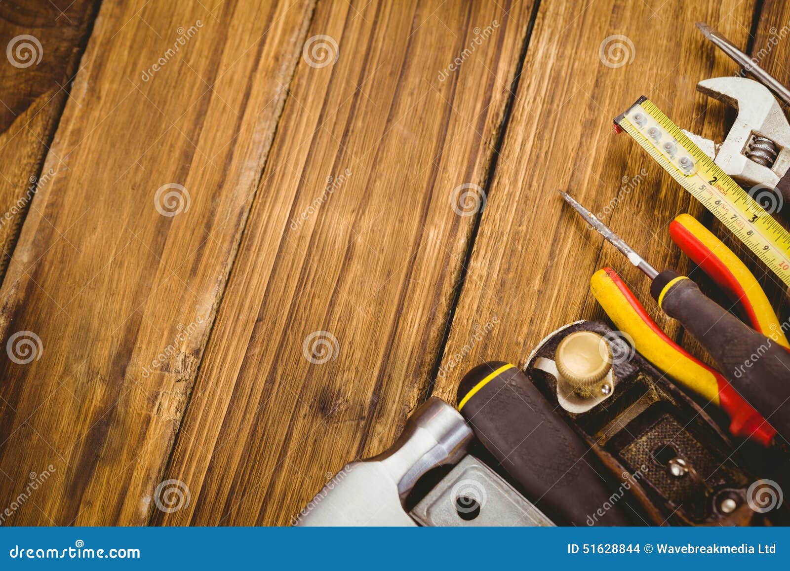 DIY Tools Laid Out on Table Stock Photo - Image of space, table: 51628844