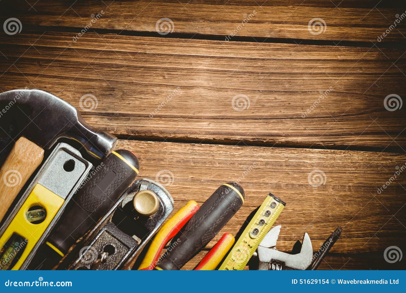 DIY Tools Laid Out on Table Stock Photo - Image of screwdriver, space ...