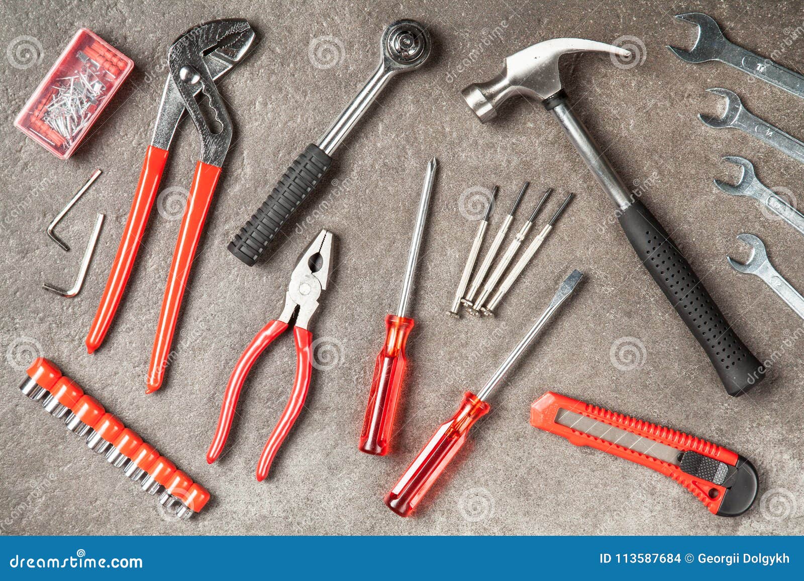 DIY Tools set stock photo. Image of equipment, home - 113587684