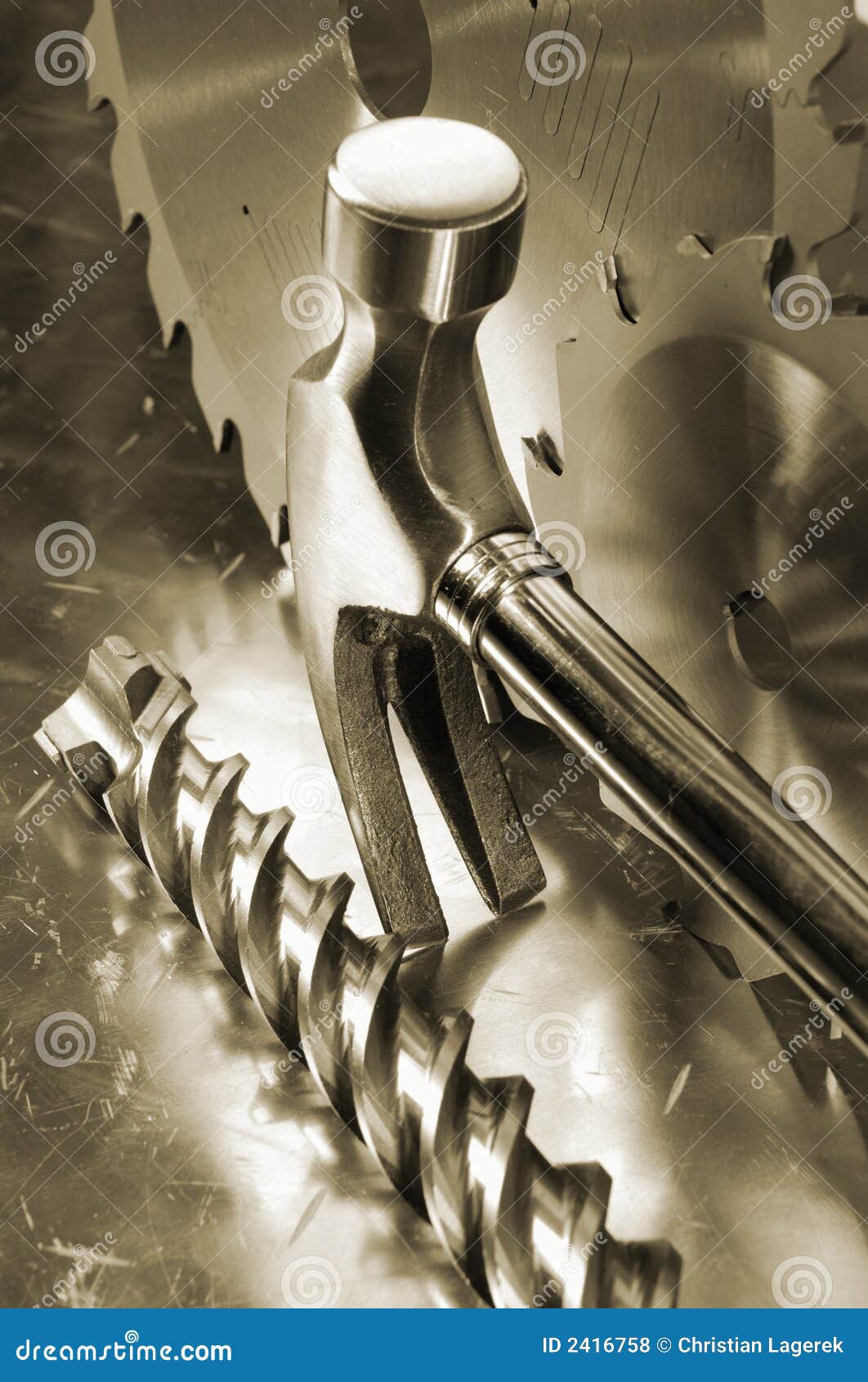 Diy Tools in Stainless-steel Stock Photo - Image of home, still: 2416758
