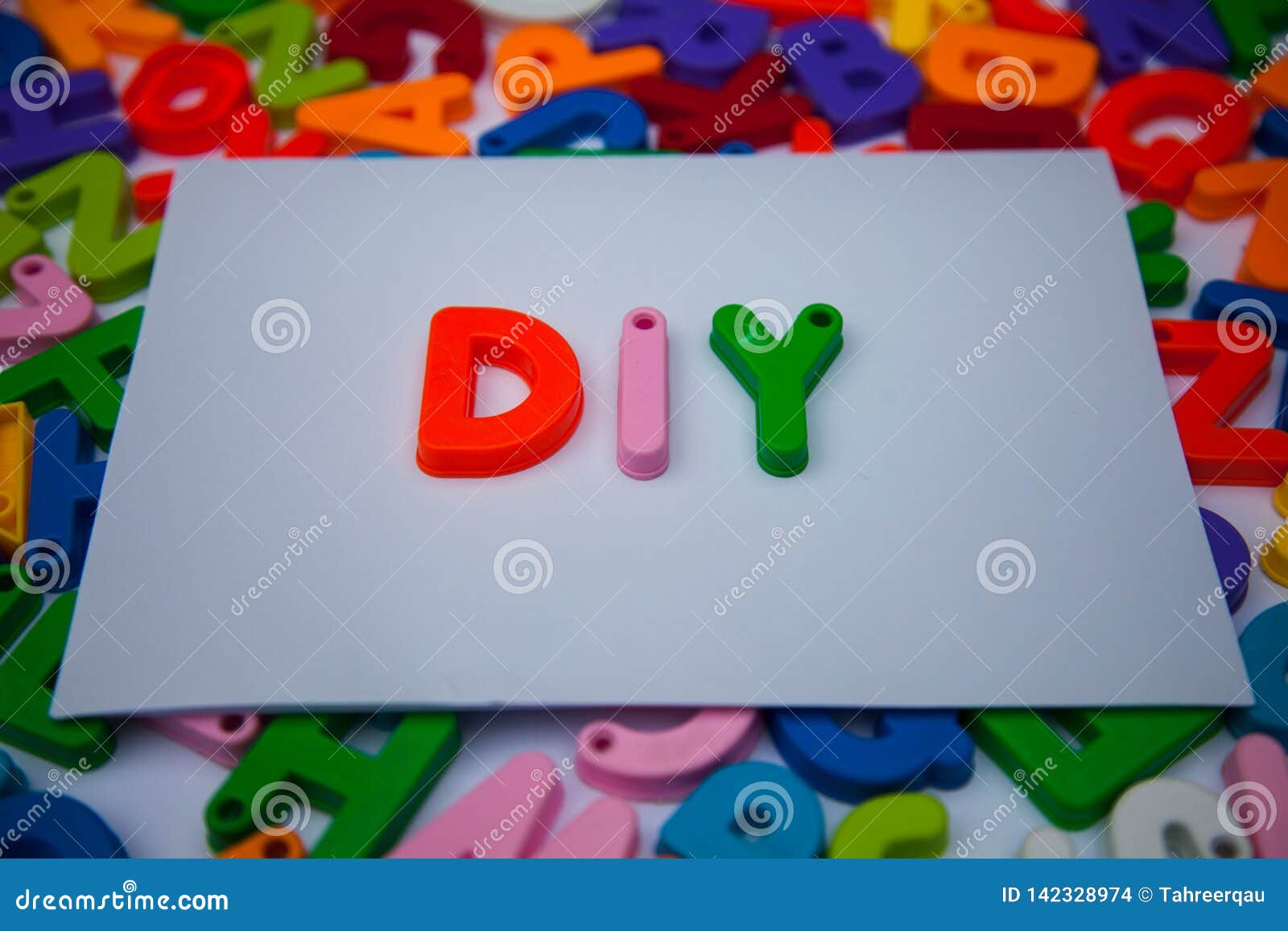 Diy Written With Alphabet Blocks Royalty-Free Stock Image ...