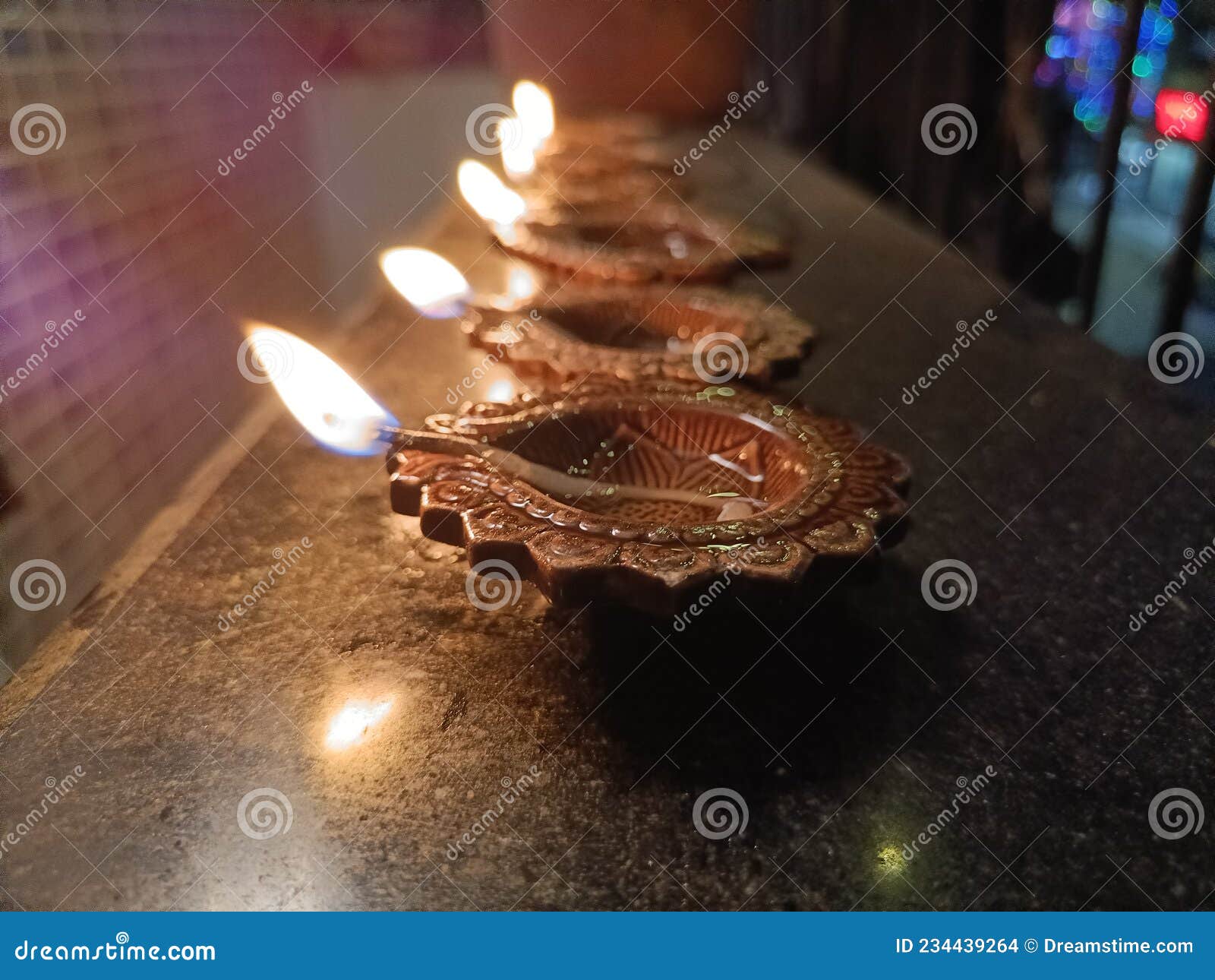 Diya light diwali stock photo. Image of food, flower - 234439264