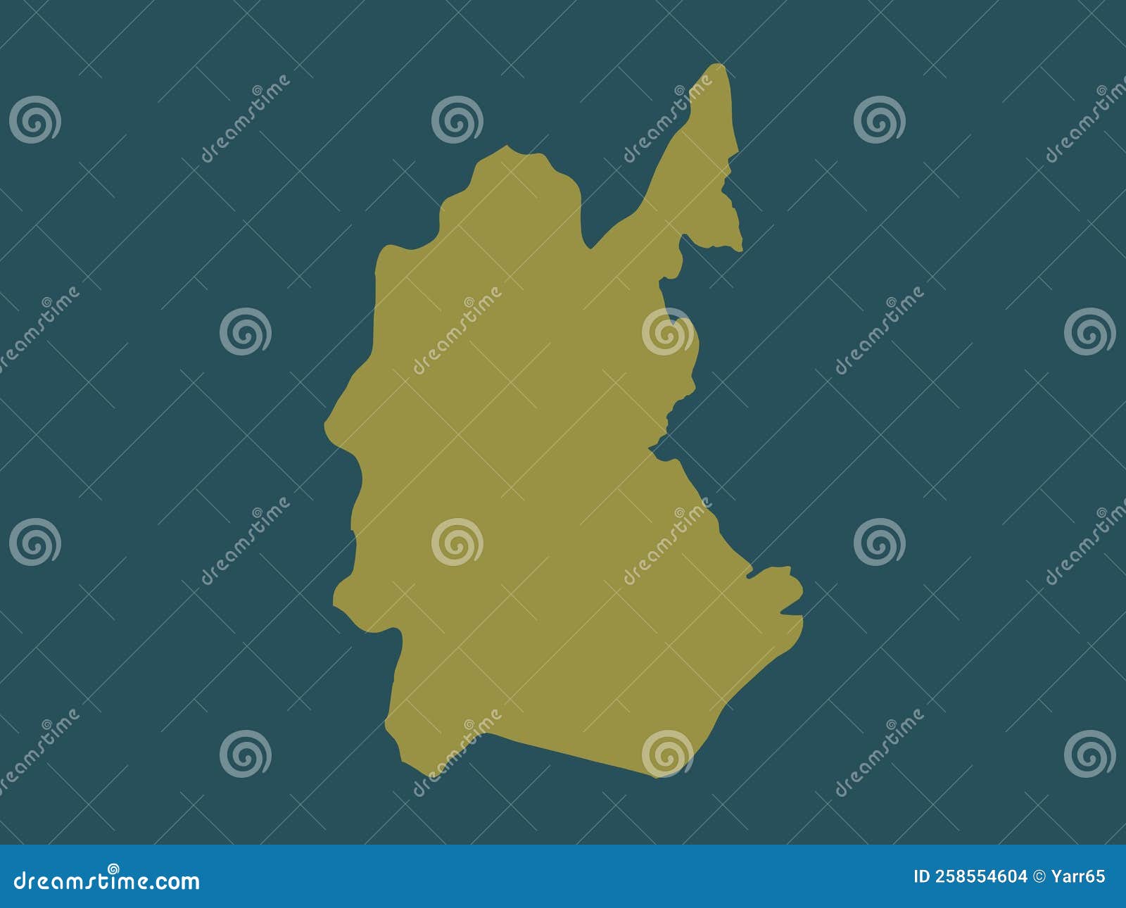 Diyala, Iraq. Solid. No Legend Stock Illustration - Illustration of ...