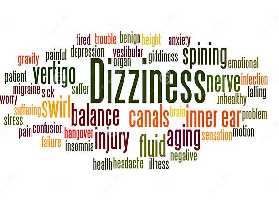 Dizziness Word Cloud Concept 3 Stock Illustration - Illustration of ...