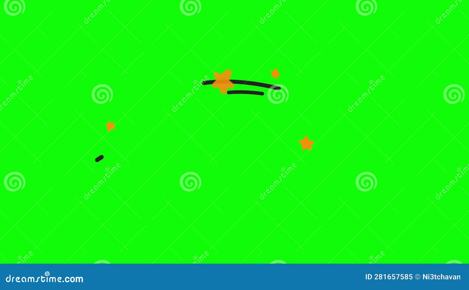 Dizzy Effect on Green Screen Animation. Stock Video - Video of comic ...