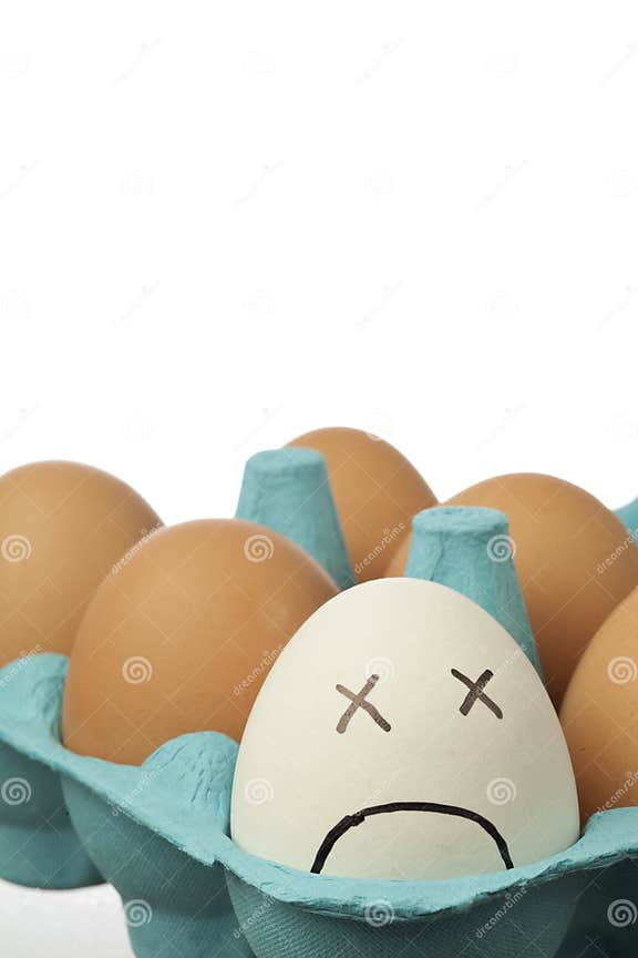 Dizzy Egg stock photo. Image of facial, careless, copy - 27127048