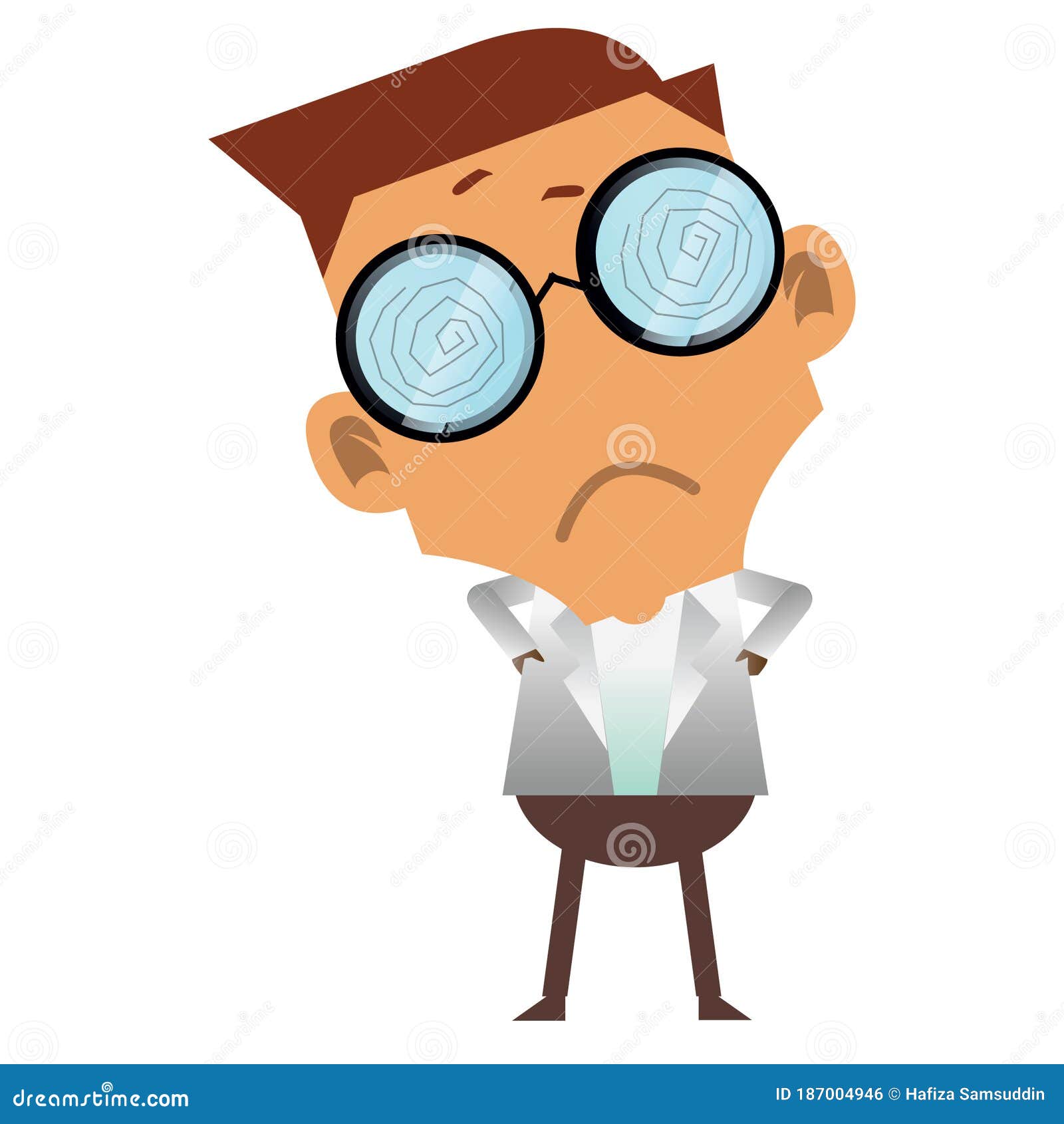 Dizzy Man. Vector Illustration Decorative Design Stock Vector ...