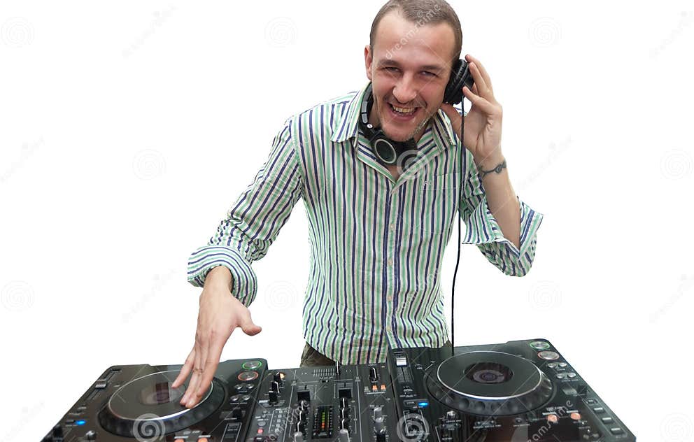 Dj stock photo. Image of face, human, leisure, jockey - 12456942