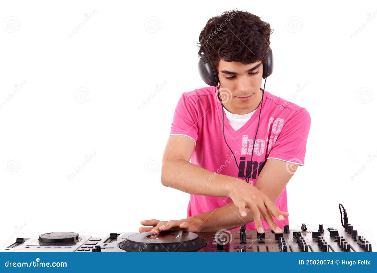 DJ stock photo. Image of party, musician, dance, emotion - 25020074