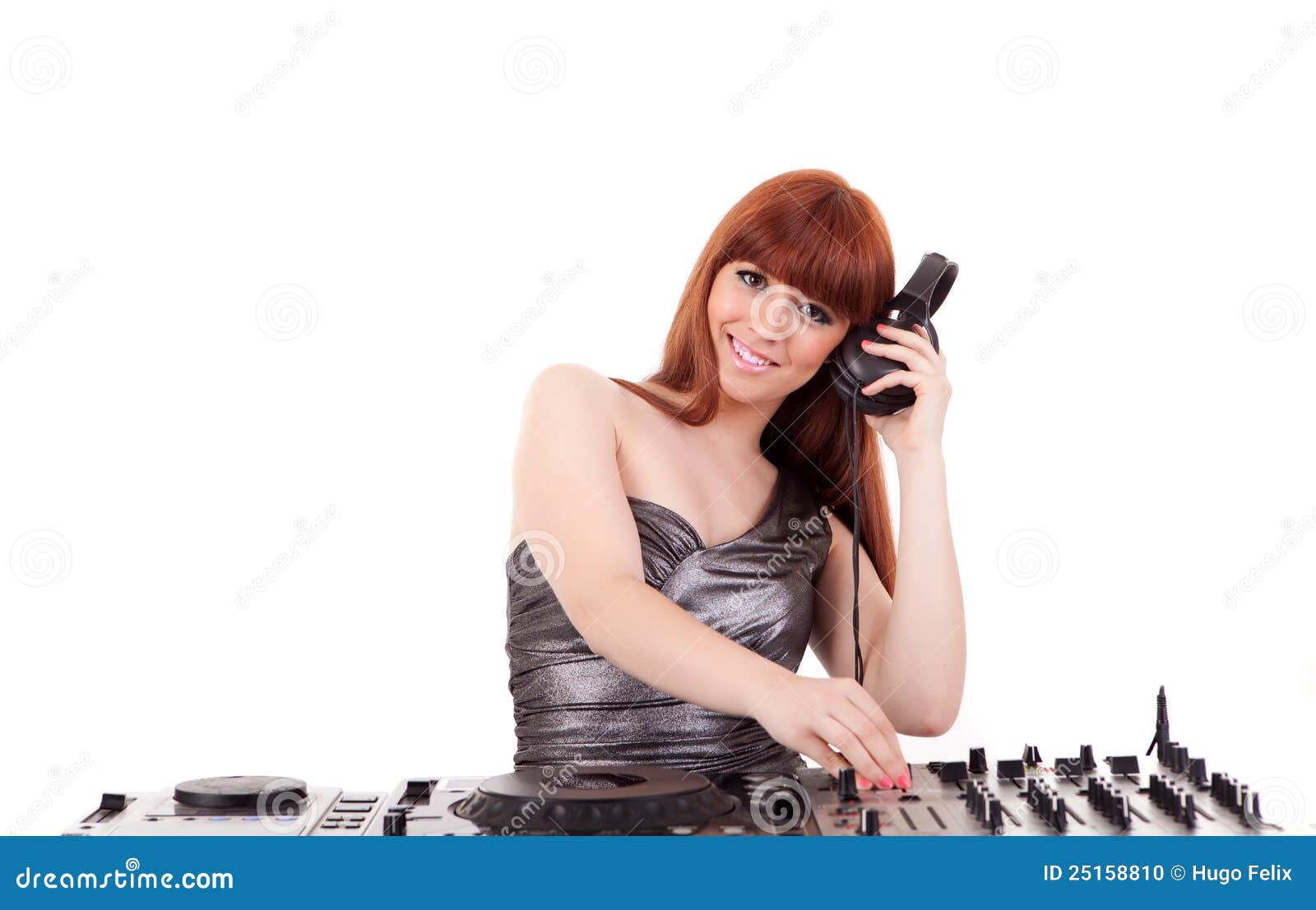 DJ stock photo. Image of deejay, lovely, lifestyle, gorgeous - 25158810