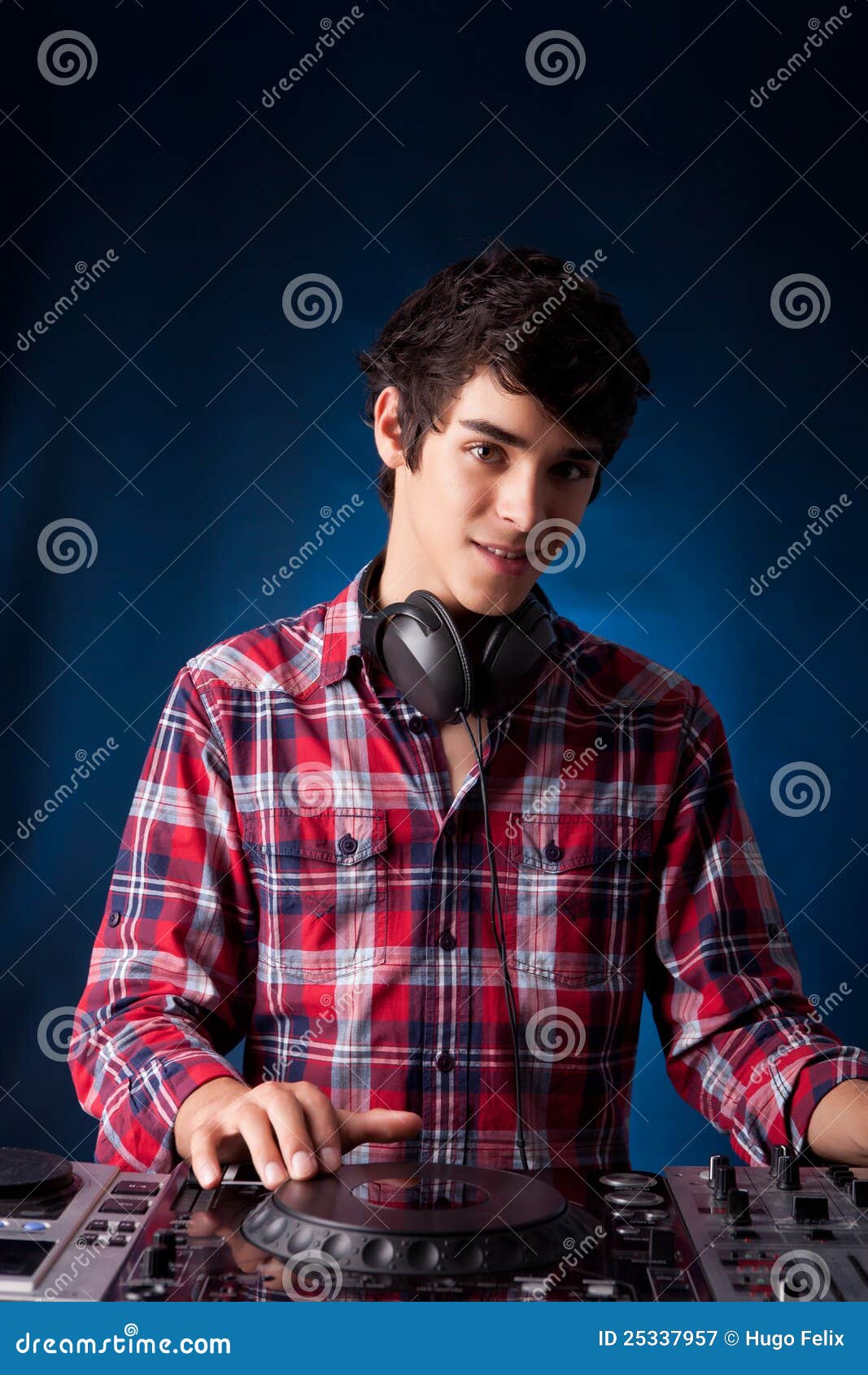 DJ stock image. Image of musician, glasses, adult, person - 25337957