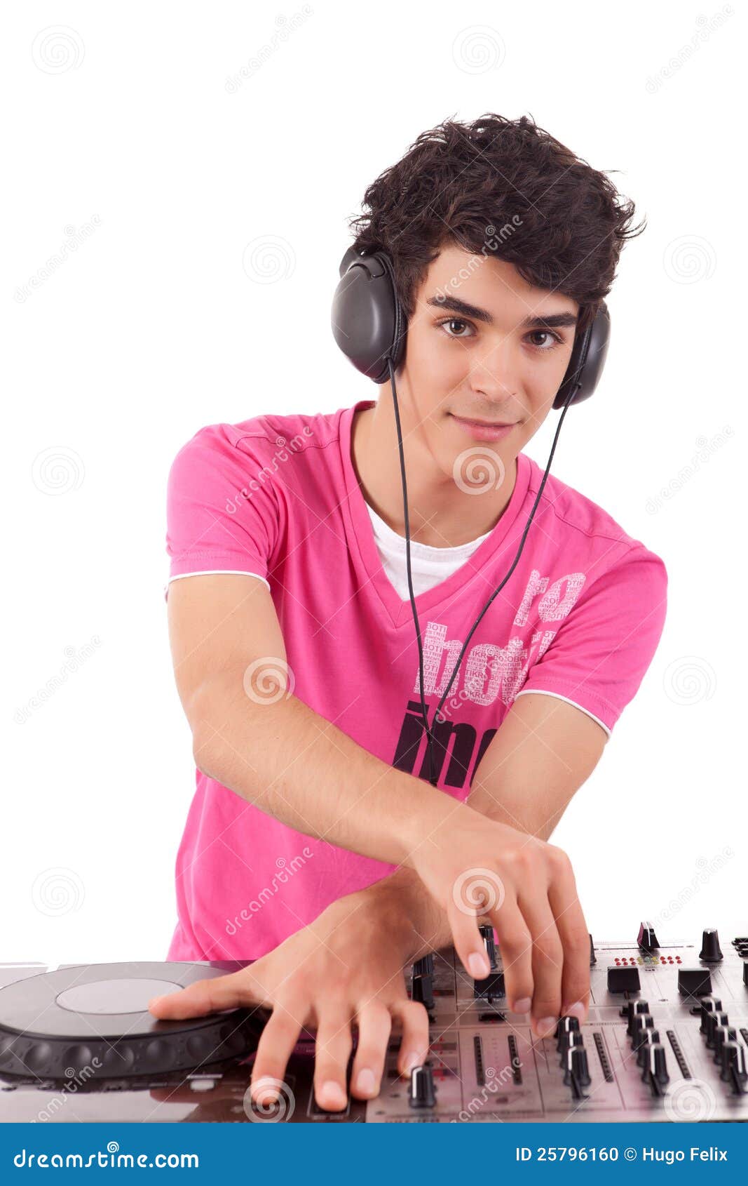 DJ stock photo. Image of musician, disco, handsome, person - 25796160