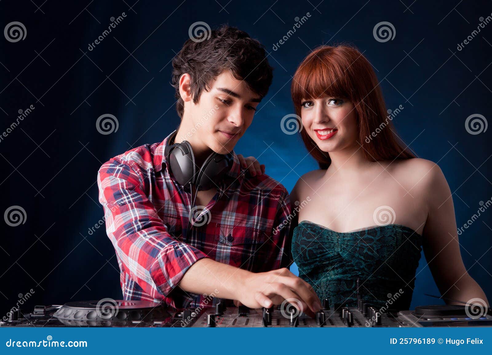 DJ stock image. Image of party, adult, headset, person - 25796189