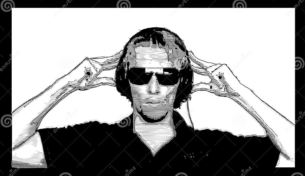 DJ background stock vector. Illustration of drip, blot - 15066730