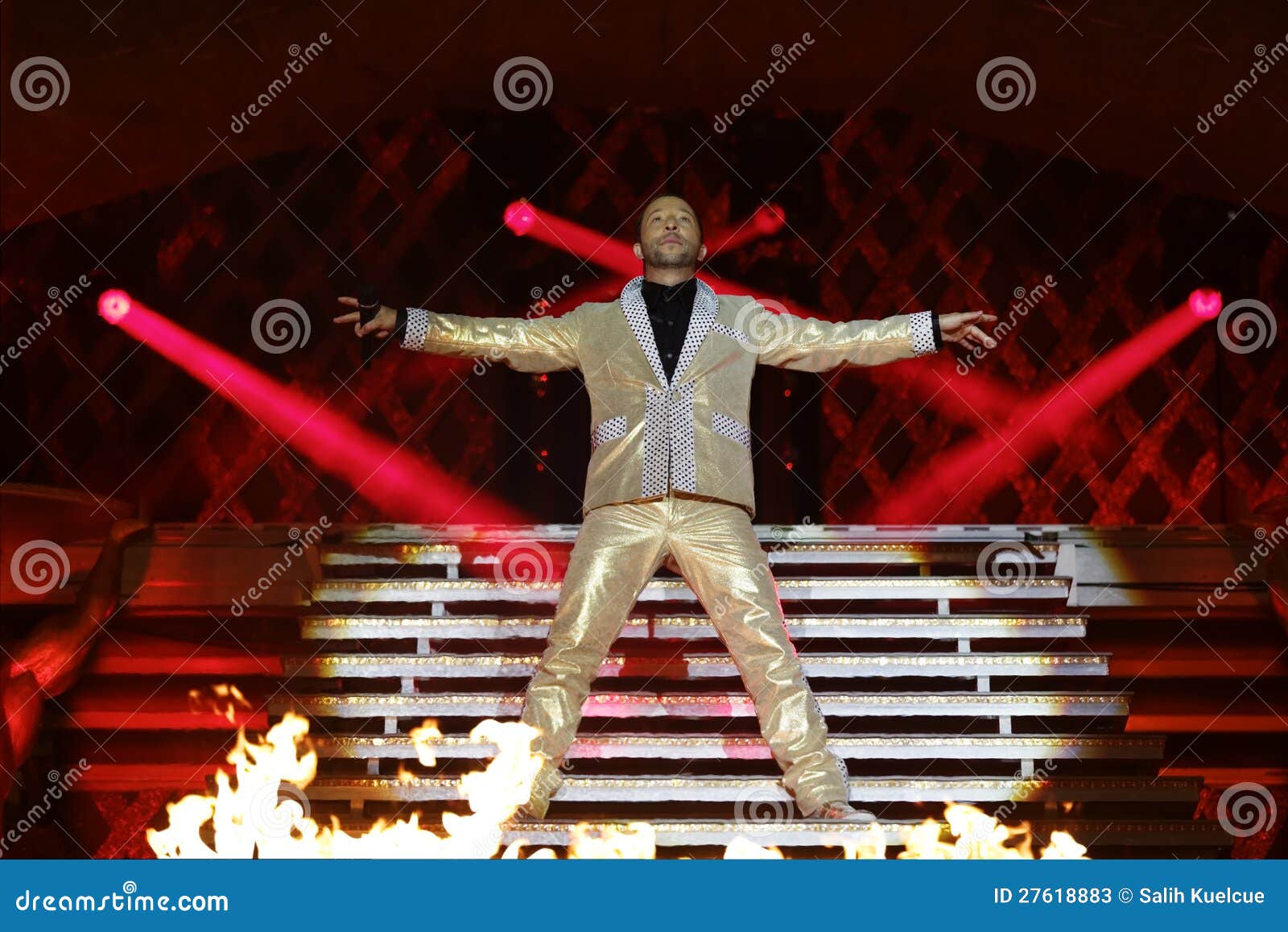 DJ Bobo editorial stock photo. Image of microphon, event - 27618883