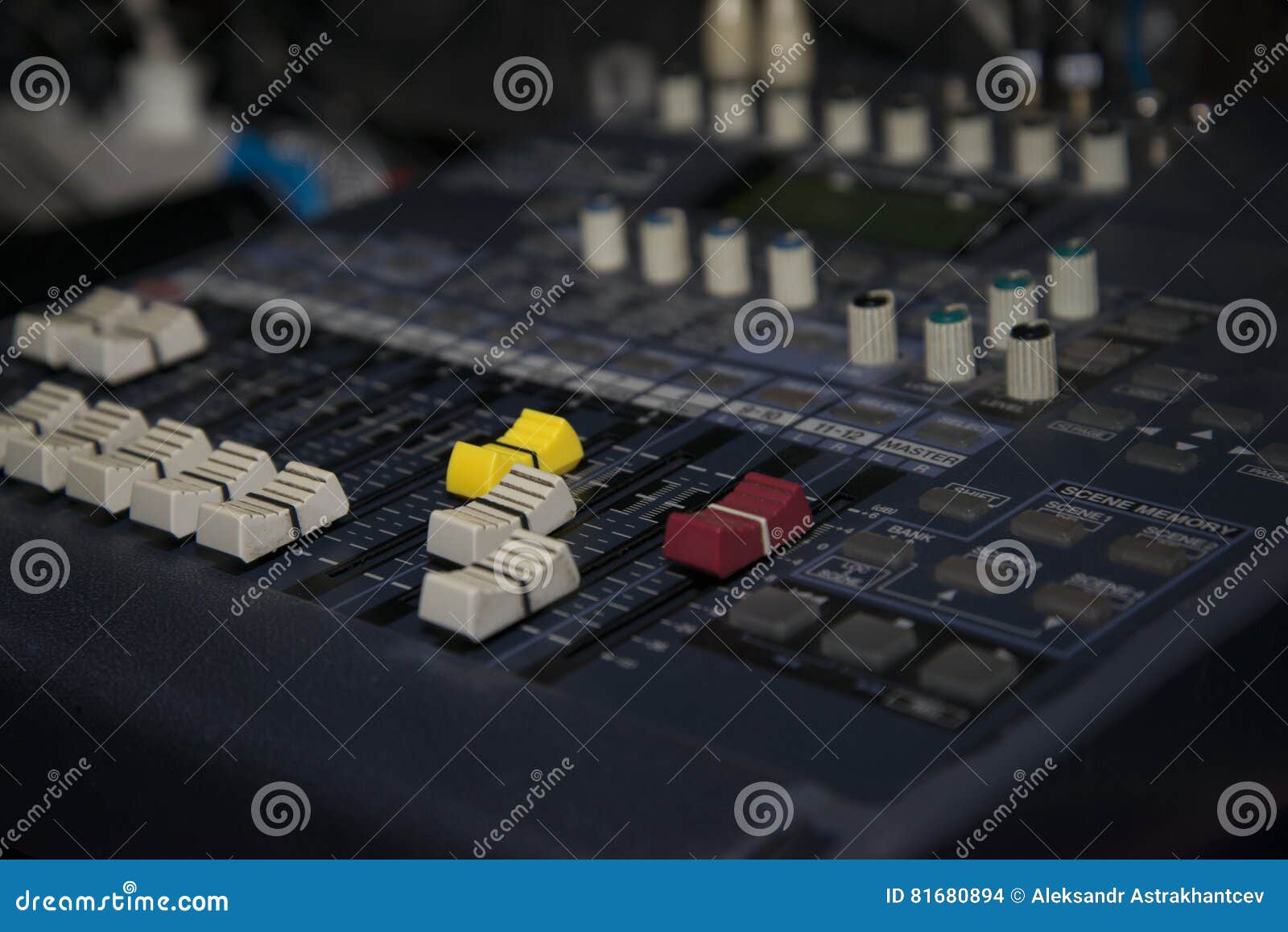 The DJ Booth is the Main Tool for Creating Music. Stock Photo - Image ...