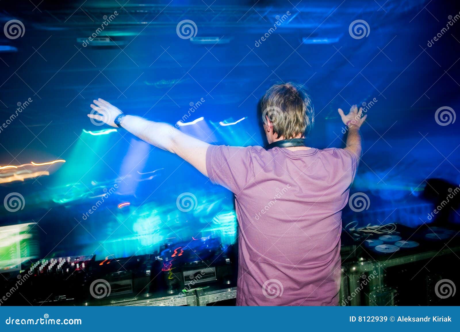 Dj at the concert stock image. Image of dance, crowd, lifestyle - 8122939