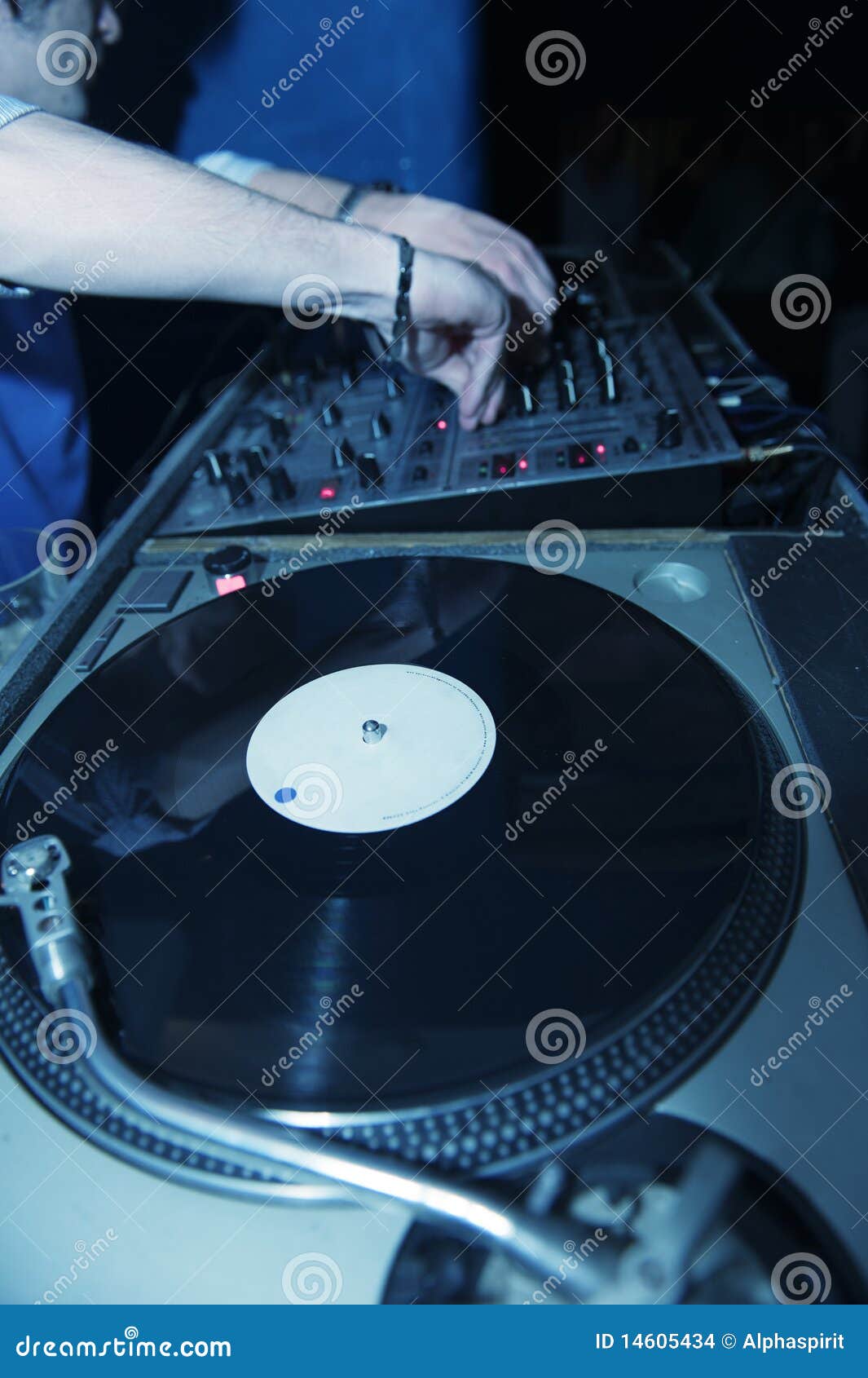DJ console stock photo. Image of performer, life, concert - 14605434