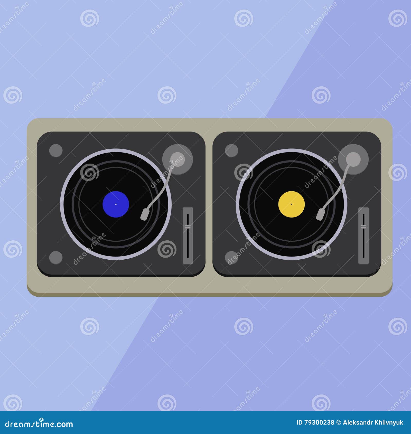 DJ console illustration stock illustration. Illustration of concert ...